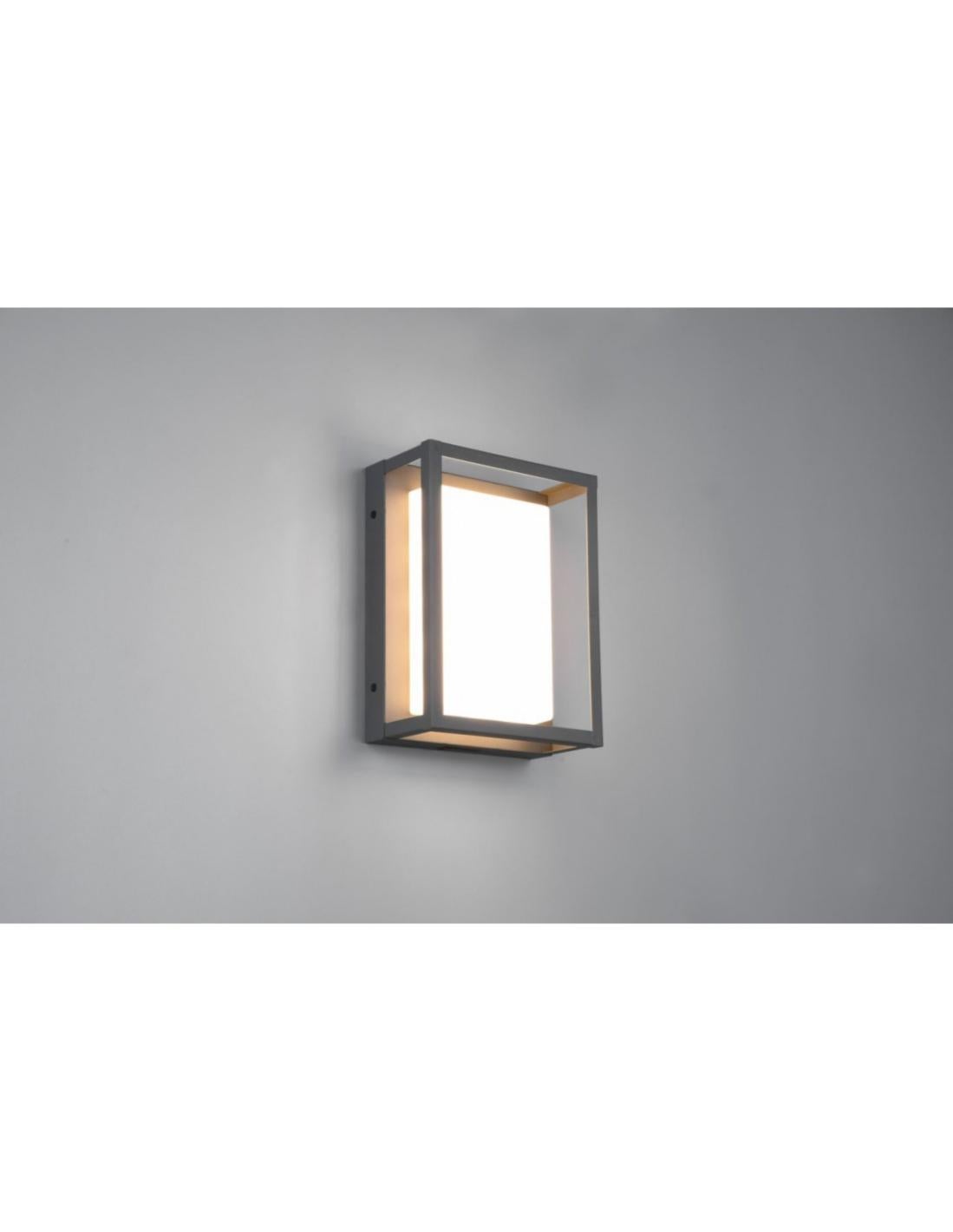 Applique Esterno Led Dip Switch Witham Antracite IP54 Trio Lighting ...