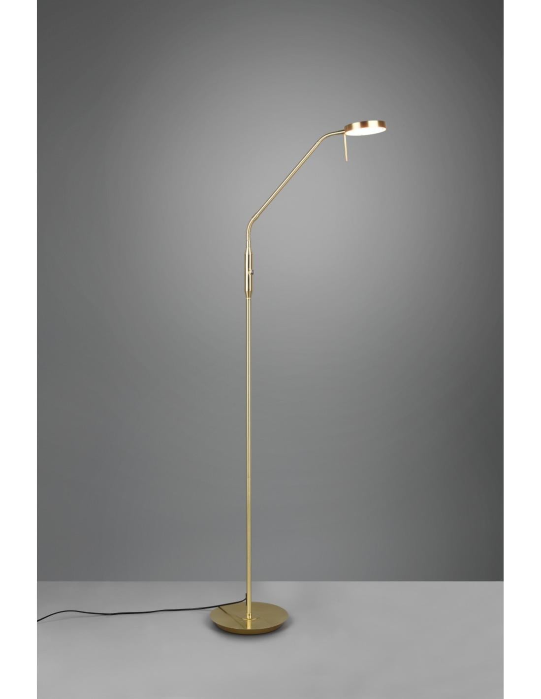 Piantana Ottone Monza Led Touch Dimmer Trio Lighting | Leroy Merlin