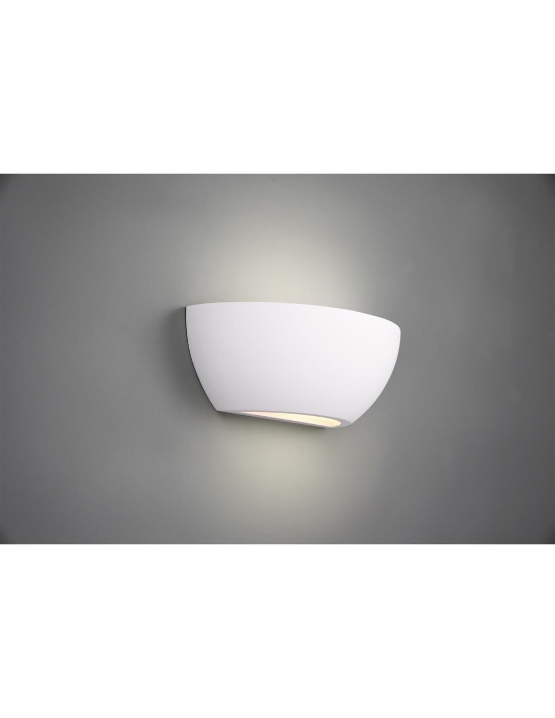 Applique Gesso Doppia Luce Roma Verniciabile Trio Lighting | Leroy Merlin