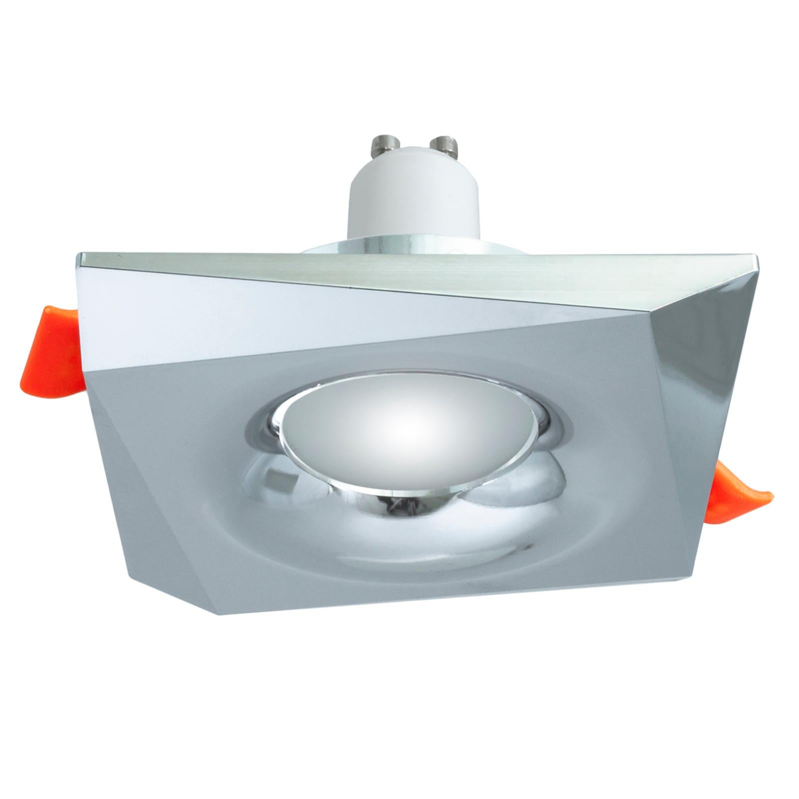 Faretto quadrato incasso moderno lampada LED 8W GU10 luce soffitto ...