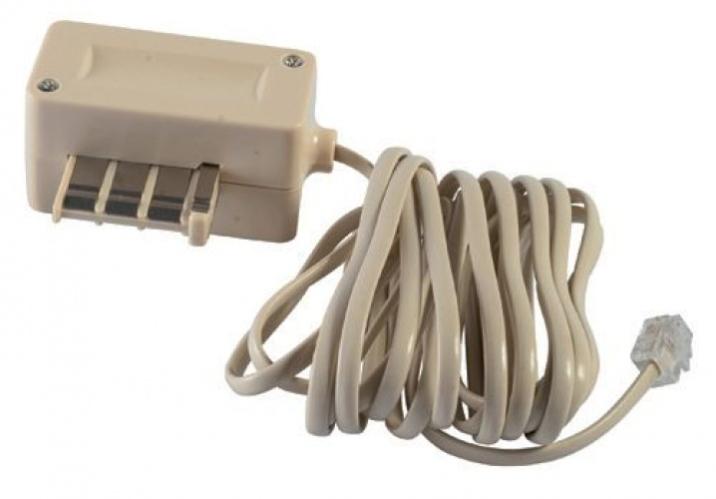 Câble téléphone 3m - Fiche RJ11 + Prise en T | Leroy Merlin