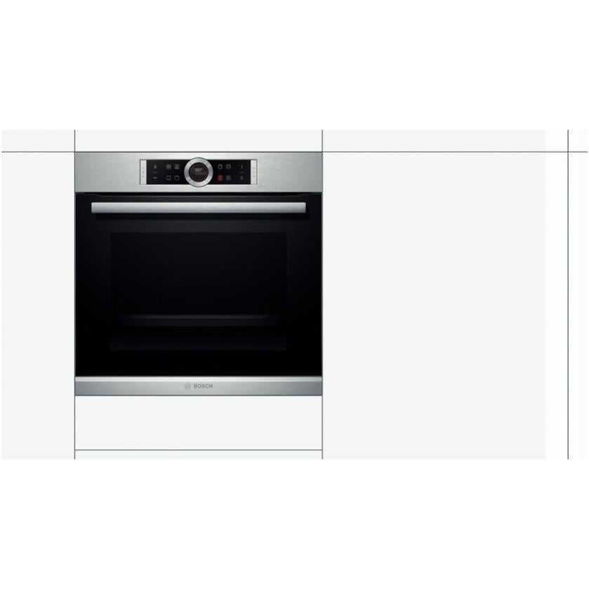 Bosch HBG633NS1 Serie 8 Forno Elettrico 71 L Acciaio Inossidabile ...