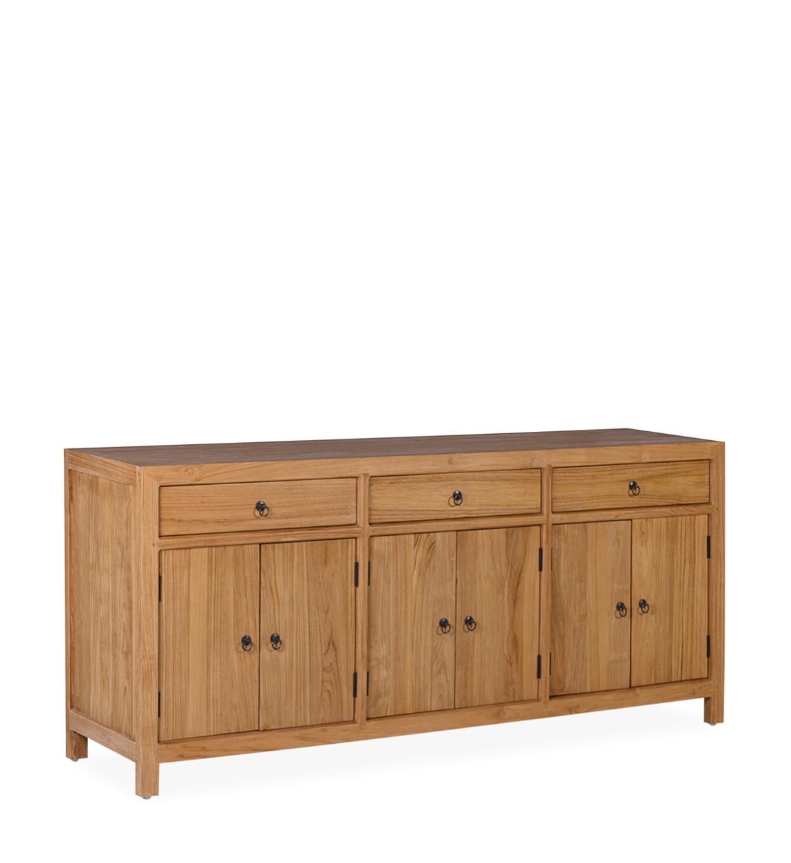 BUFET DE MADERA COLOR MARRÓN 180 x 45 x 81 | Leroy Merlin