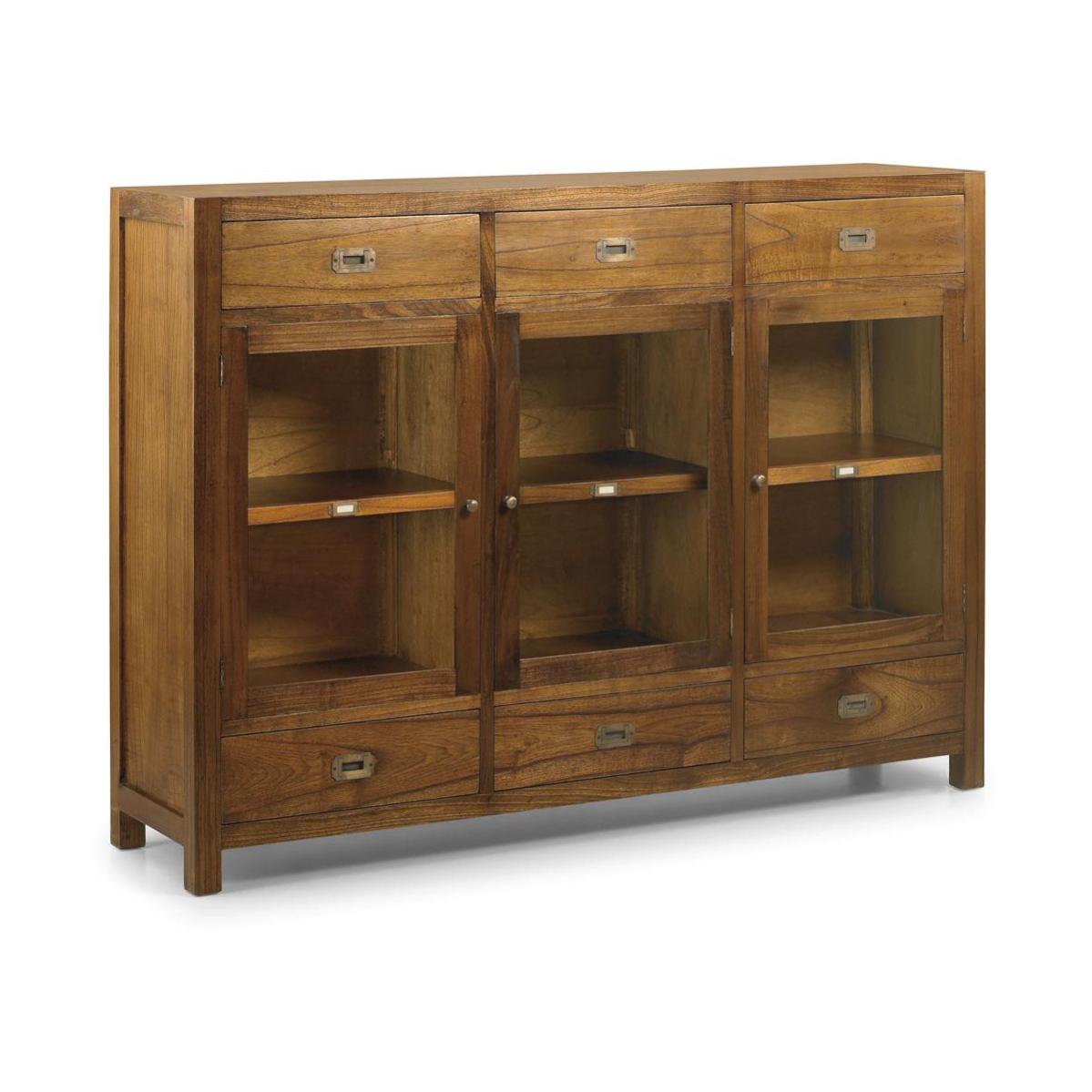 BUFET DE MADERA COLOR MARRÓN 160 x 40 x 115 | Leroy Merlin