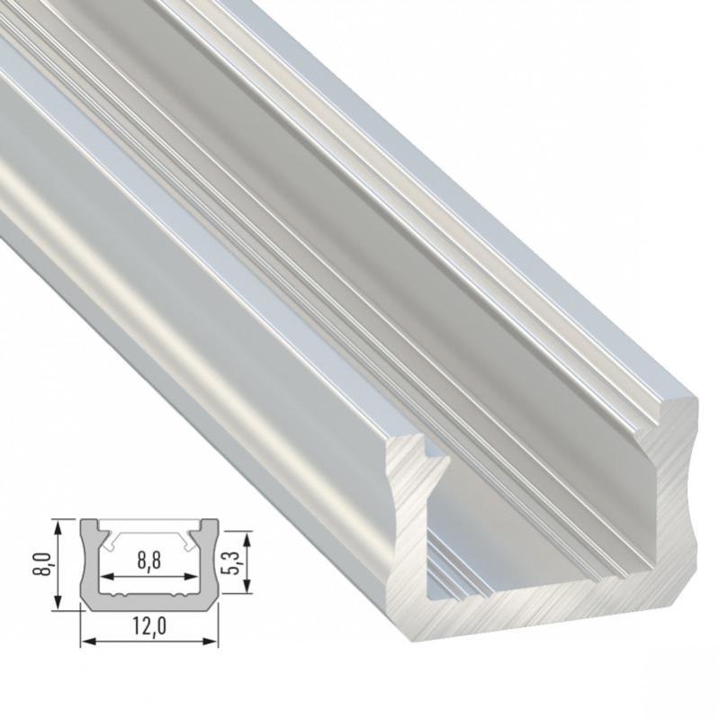 Profil Aluminium Type X 2,02M | Leroy Merlin