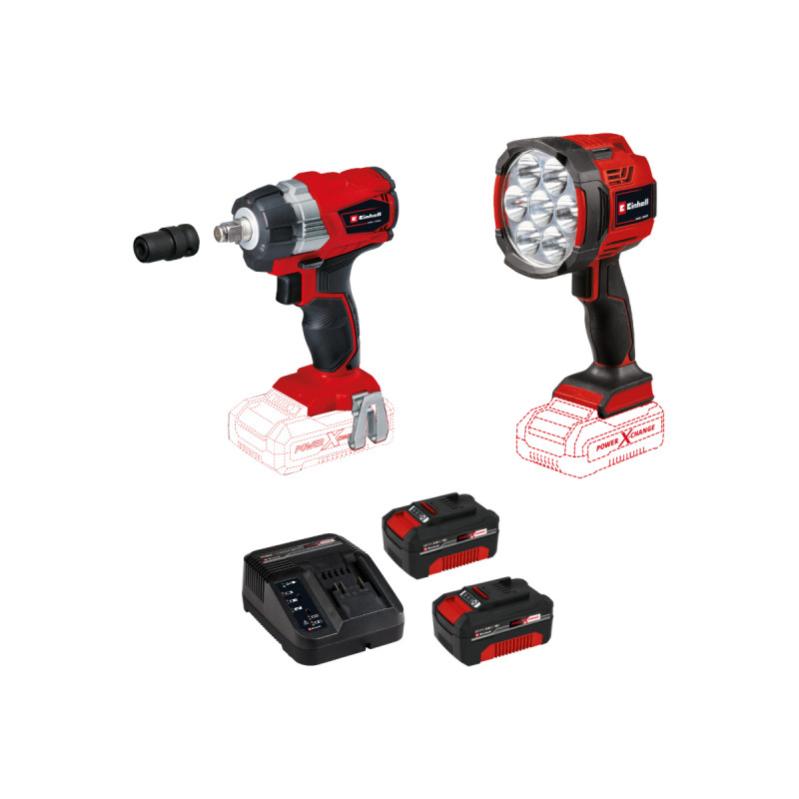Pack EINHELL 18V Power X-Change - Boulonneuse TE-CW 18 Li BL-solo ...