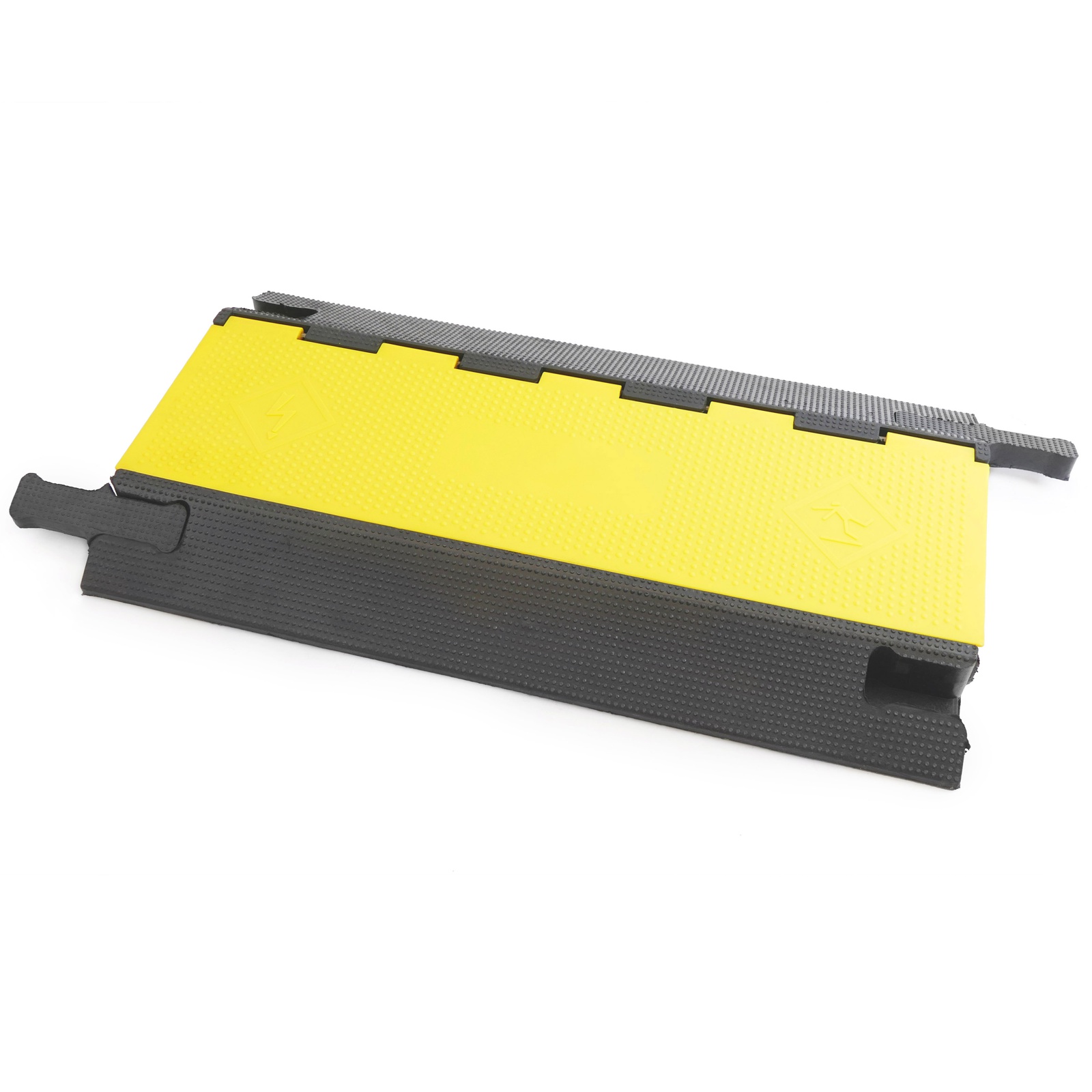 Passe Câble Droit En Caoutchouc Noir Pour Plancher à 3 Voies 90 X 50 Cm Leroy Merlin