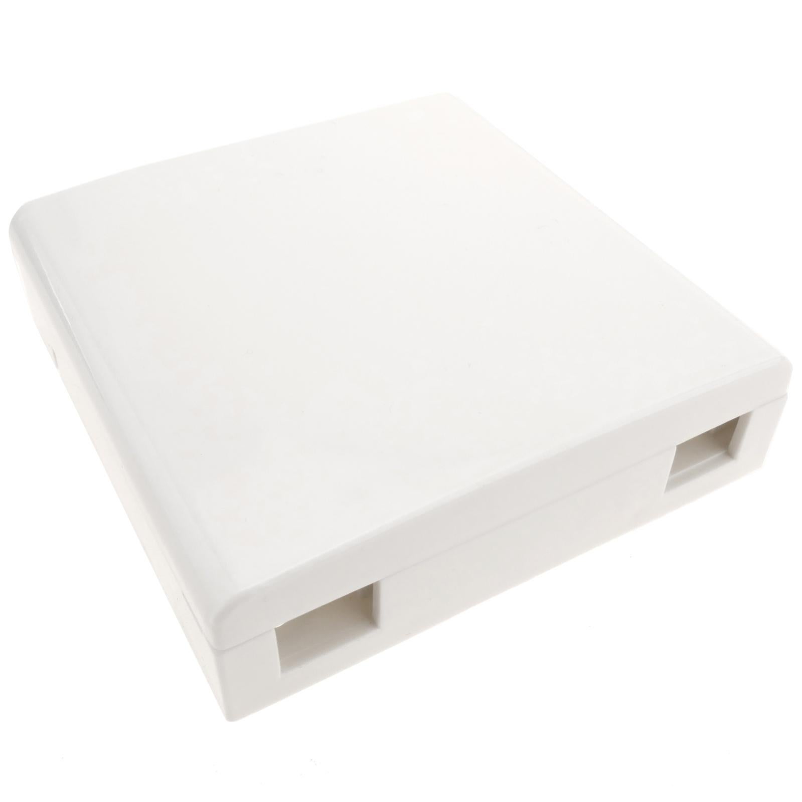 Boîte de distribution pour fibre optique SC / LC (2 ports) 87 x 87 x 22 ...