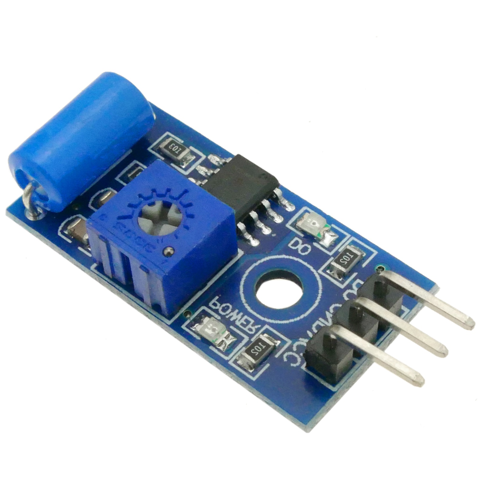 Capteur de vibration avec réglage de sensibilité et interrupteur SW-420 | Leroy Merlin