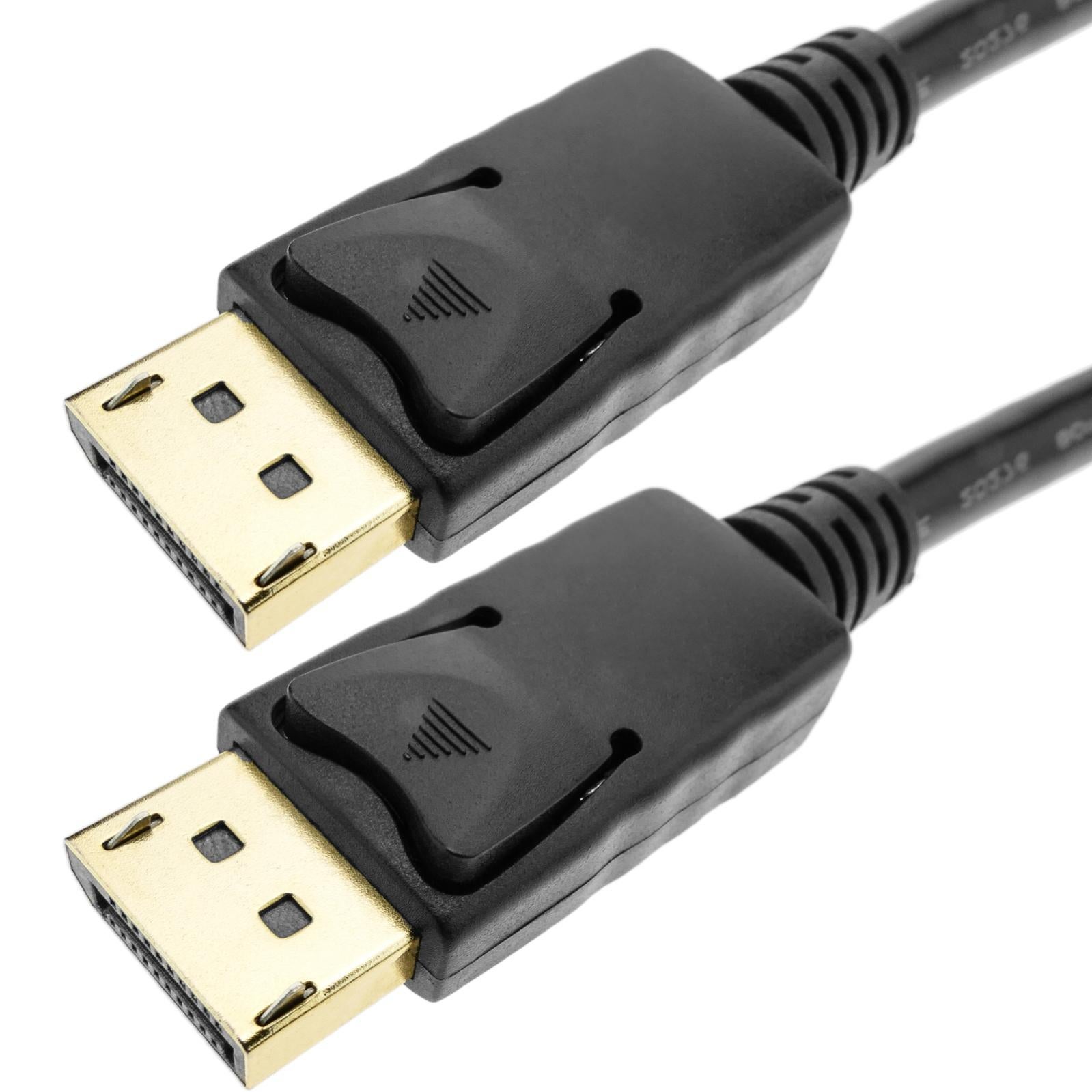 Cable Displayport para video e imagen 2K 4K DP-DP de color negro de 2m ...