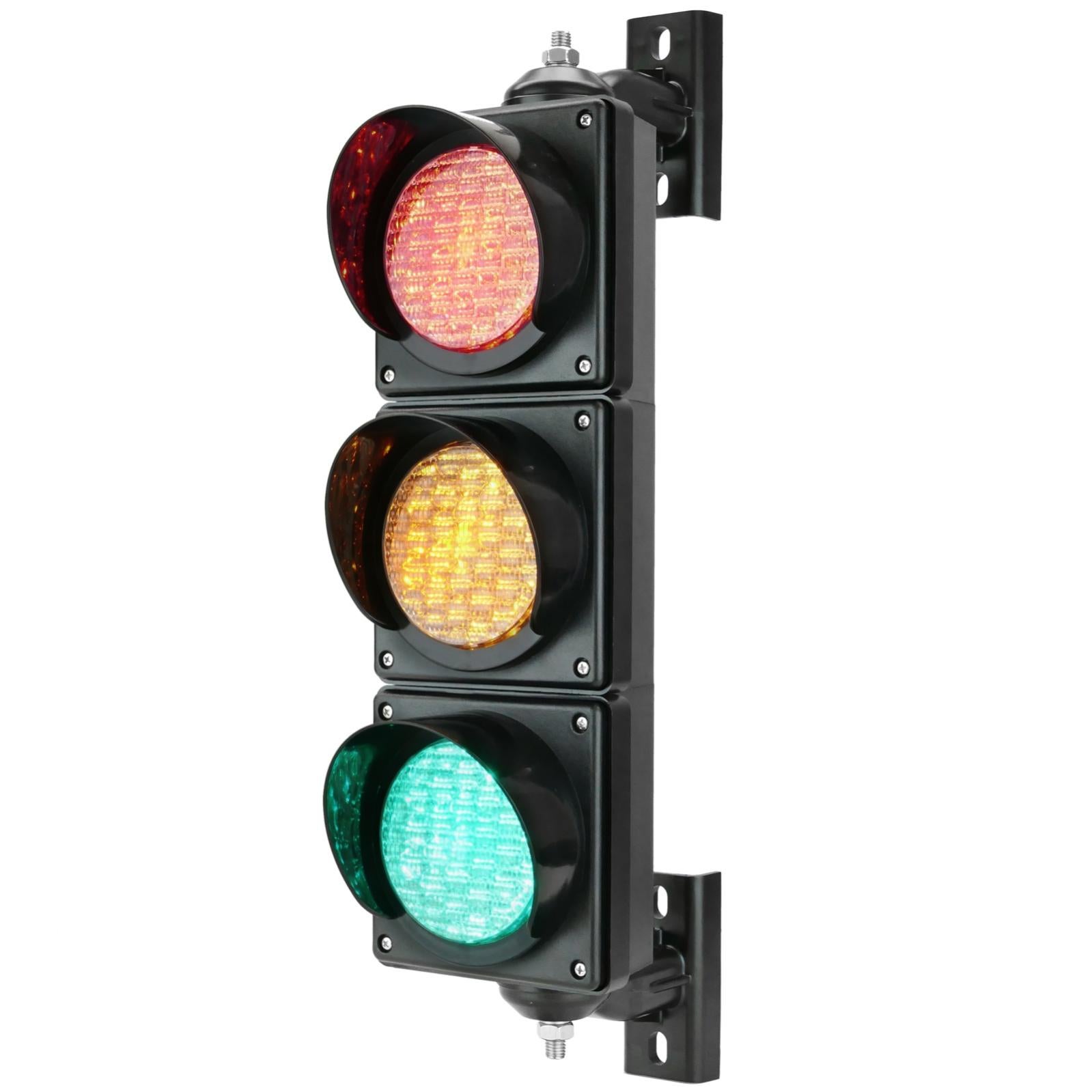 Feu tricolore 12-24V 100mm 3X avec feux LED vert, ambre et rouge ...