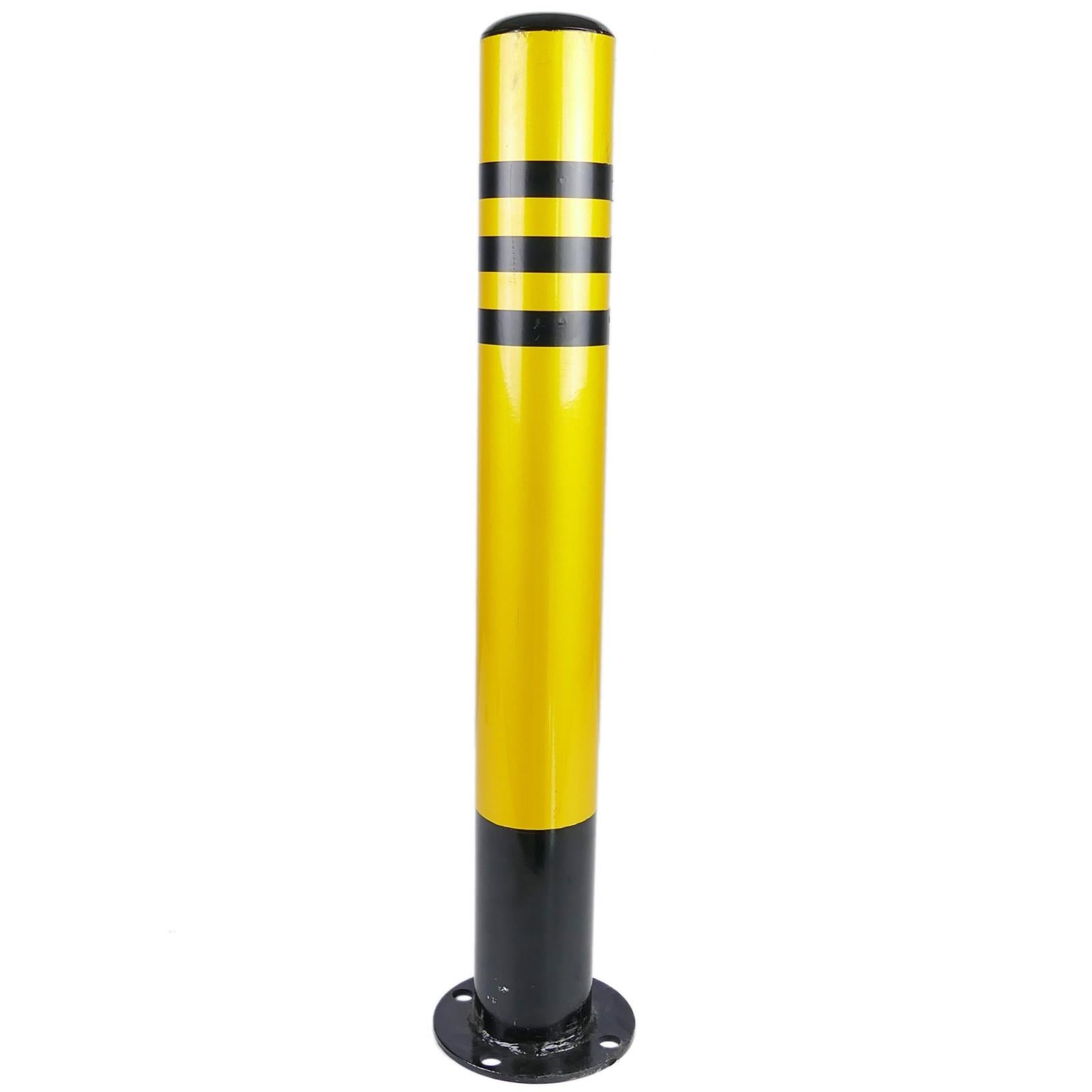 Bollard en acier pour commande avec base de fixation au sol 76 x 600 mm ...