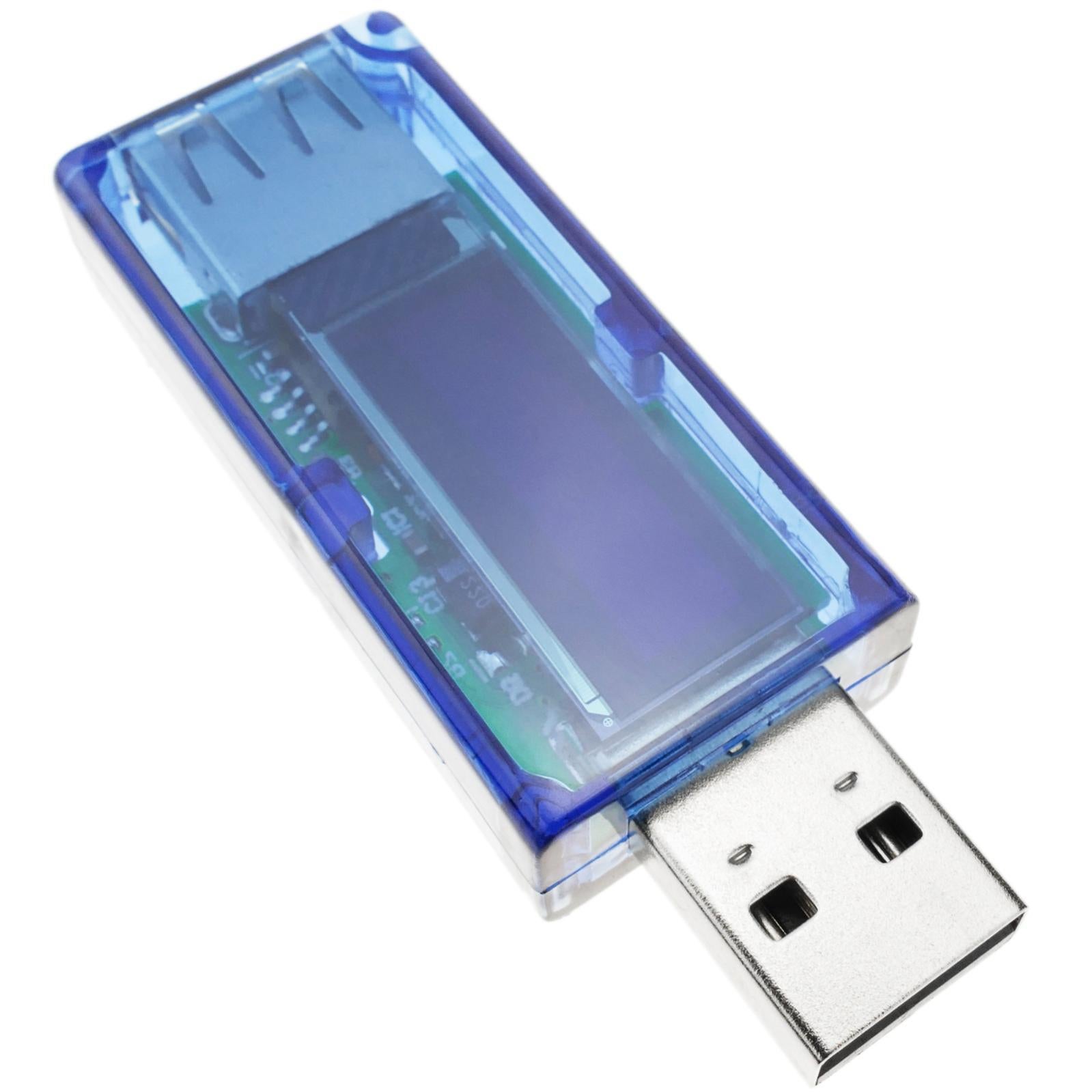 Contador de voltaje, amperios y nivel de carga por puerto USB con ...