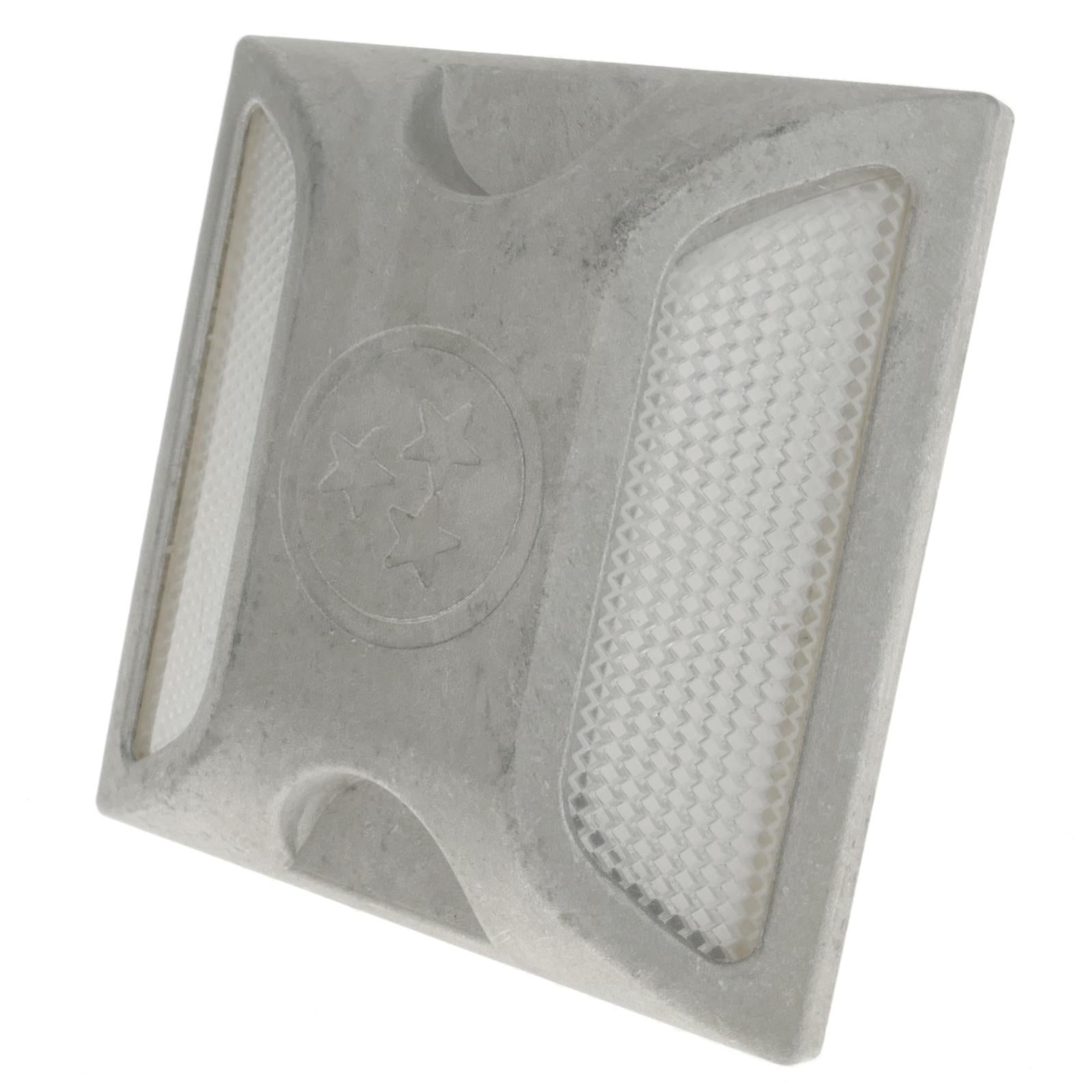 Réflecteur de sol carré en aluminium avec réflecteurs blancs 100 x 100 ...