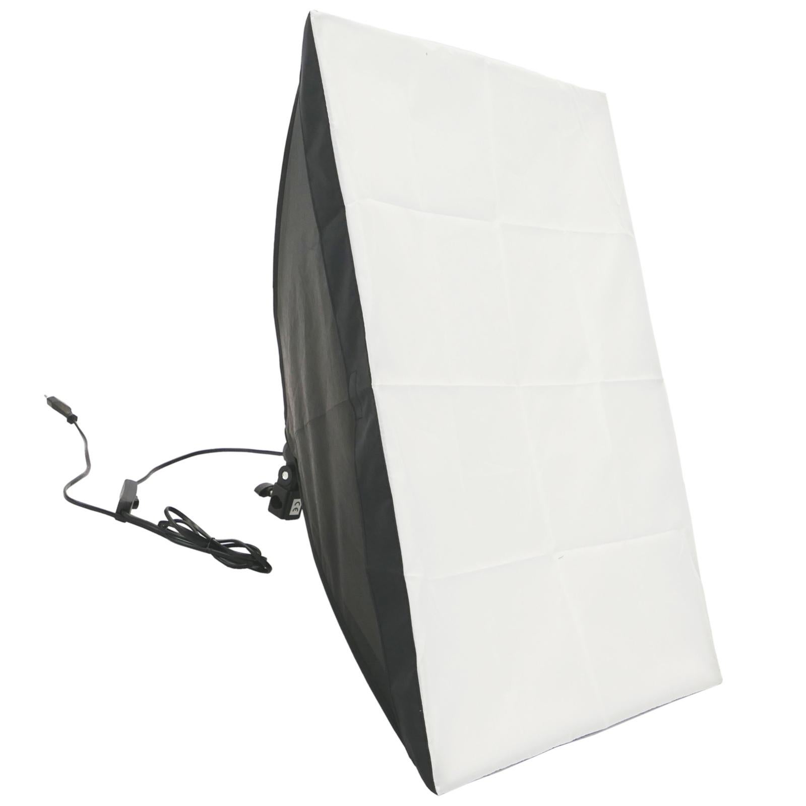 Diffuseur de Lumière Rectangulaire Softbox avec 1 x E27 pour Studio ...