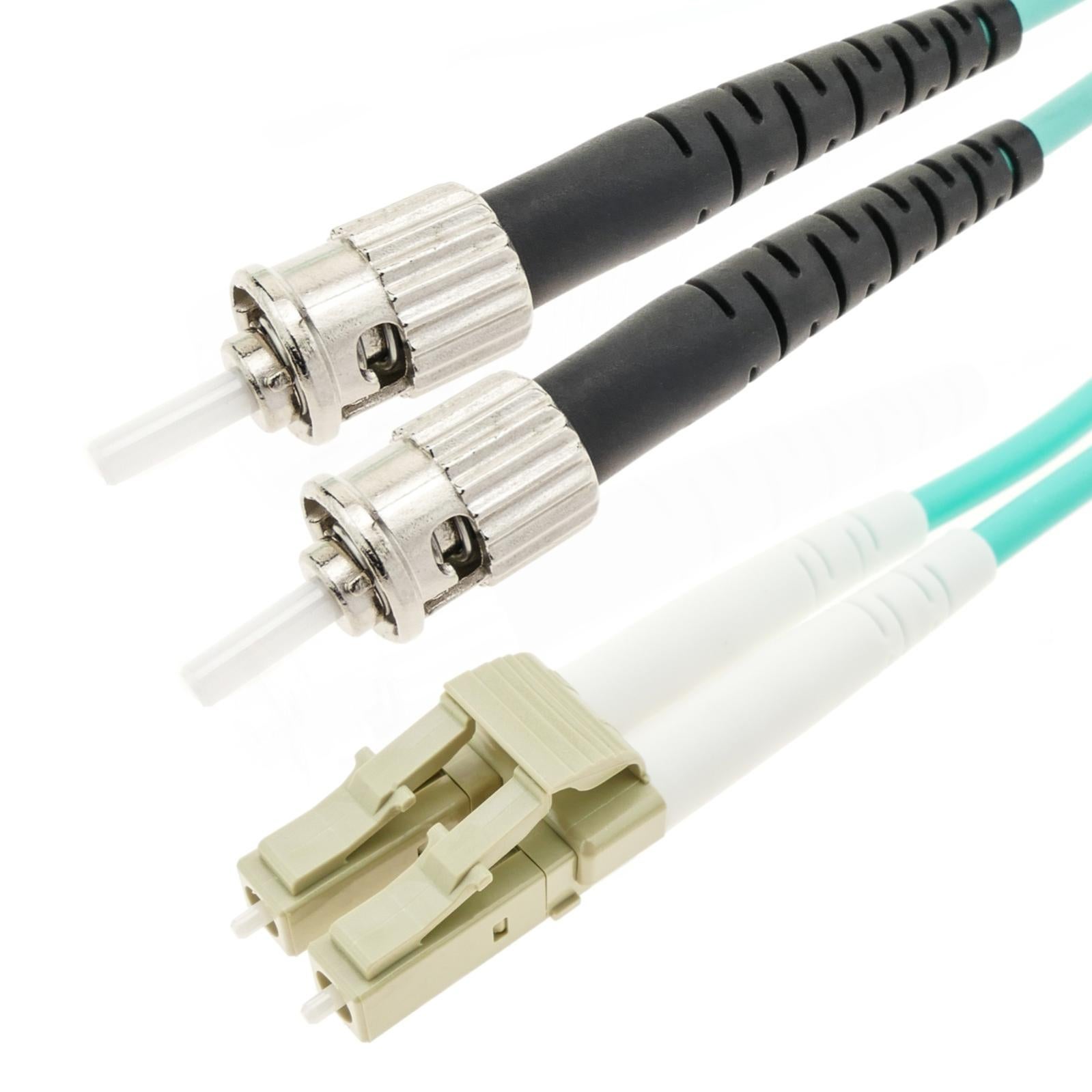 Cable Fibra Óptica LC / PC - ST / PC Multimodo Duplex OM3 50 / 125 µm 2 ...