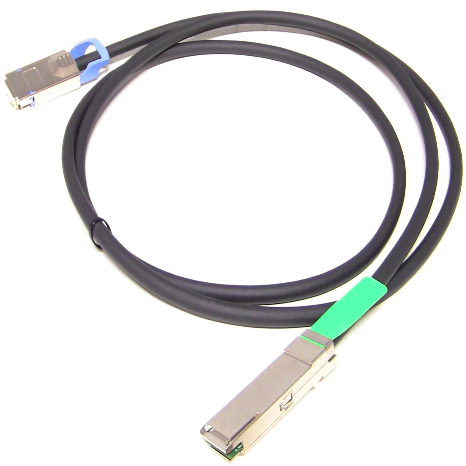 Câble avec Connecteurs QSFP+ SFF - 8436 / CX4 SFF - 8470 de 10 Gb de 2 ...