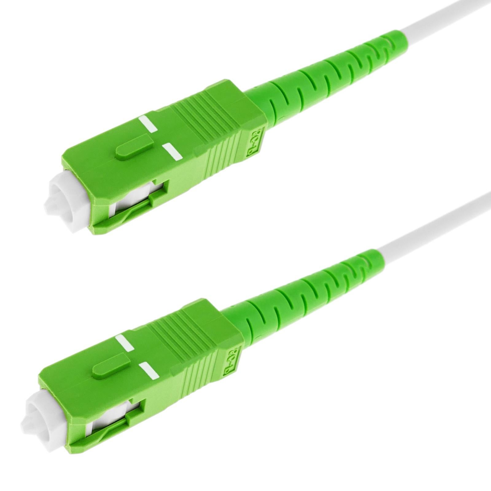 Câble Fibre Optique Blindé SC / APC - SC / APC Monomode Simplex 9 / 125 ...