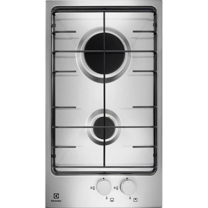 Electrolux EGG 3222 NOX Acier inoxydable Intégré (placement) Gaz 2 zone ...
