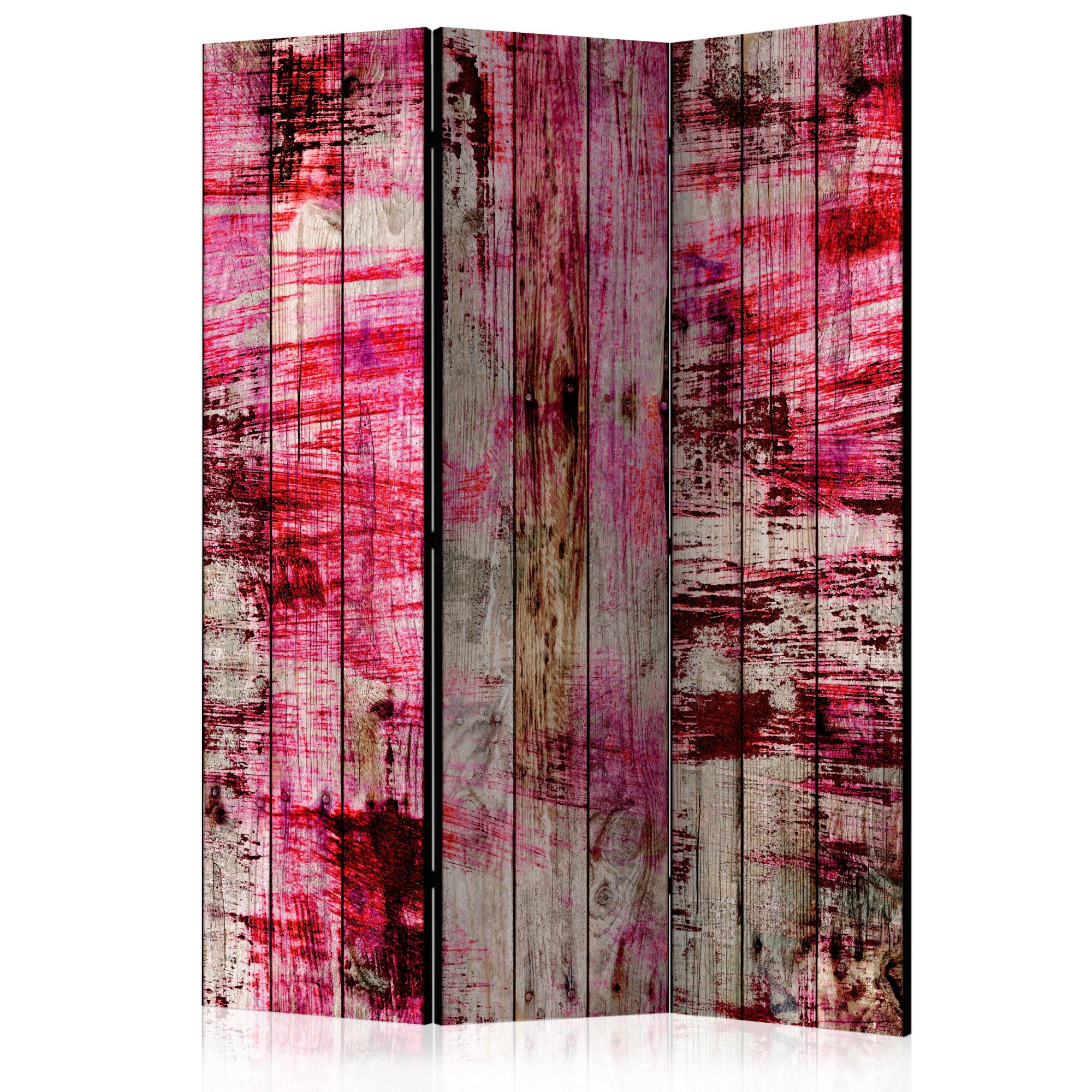 Paravent 3 volets - Abstract Wood [Room Dividers] - 135x172 | Leroy Merlin