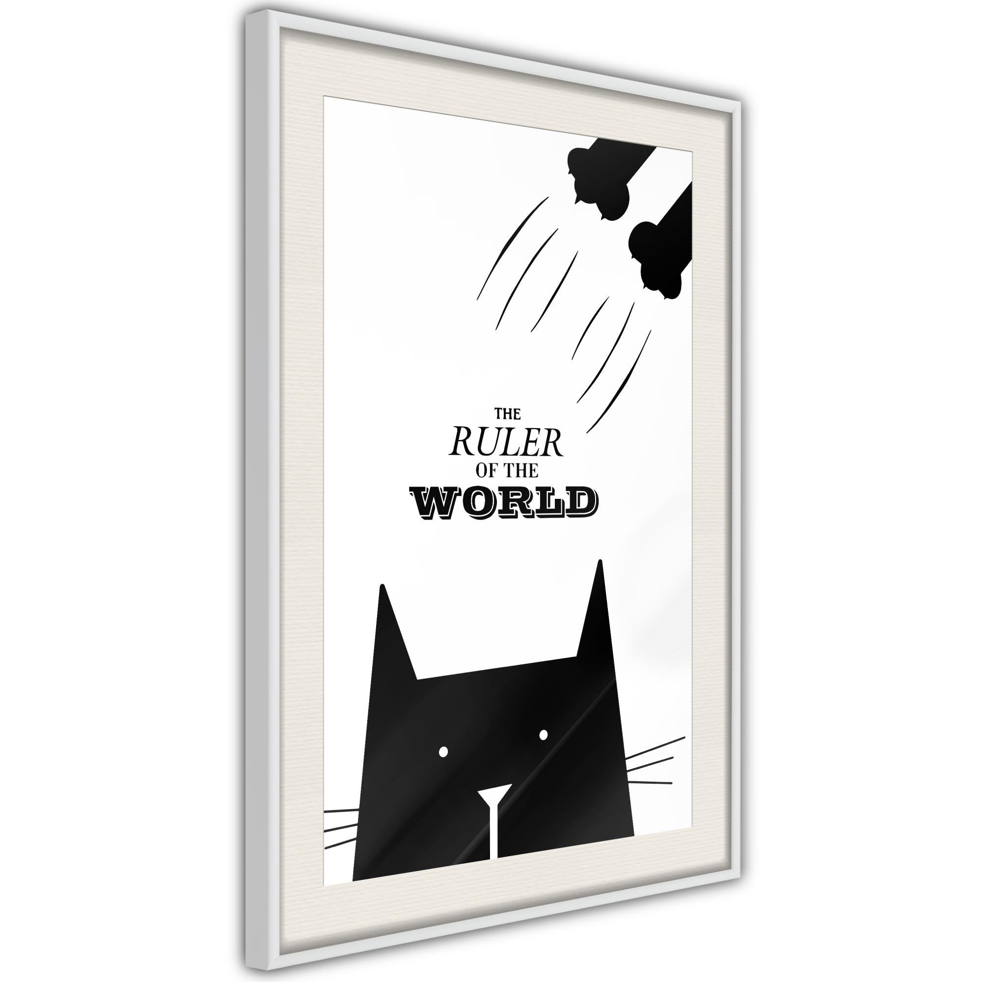 Poster et affiche - Bossy Cat - 30x45 | Leroy Merlin