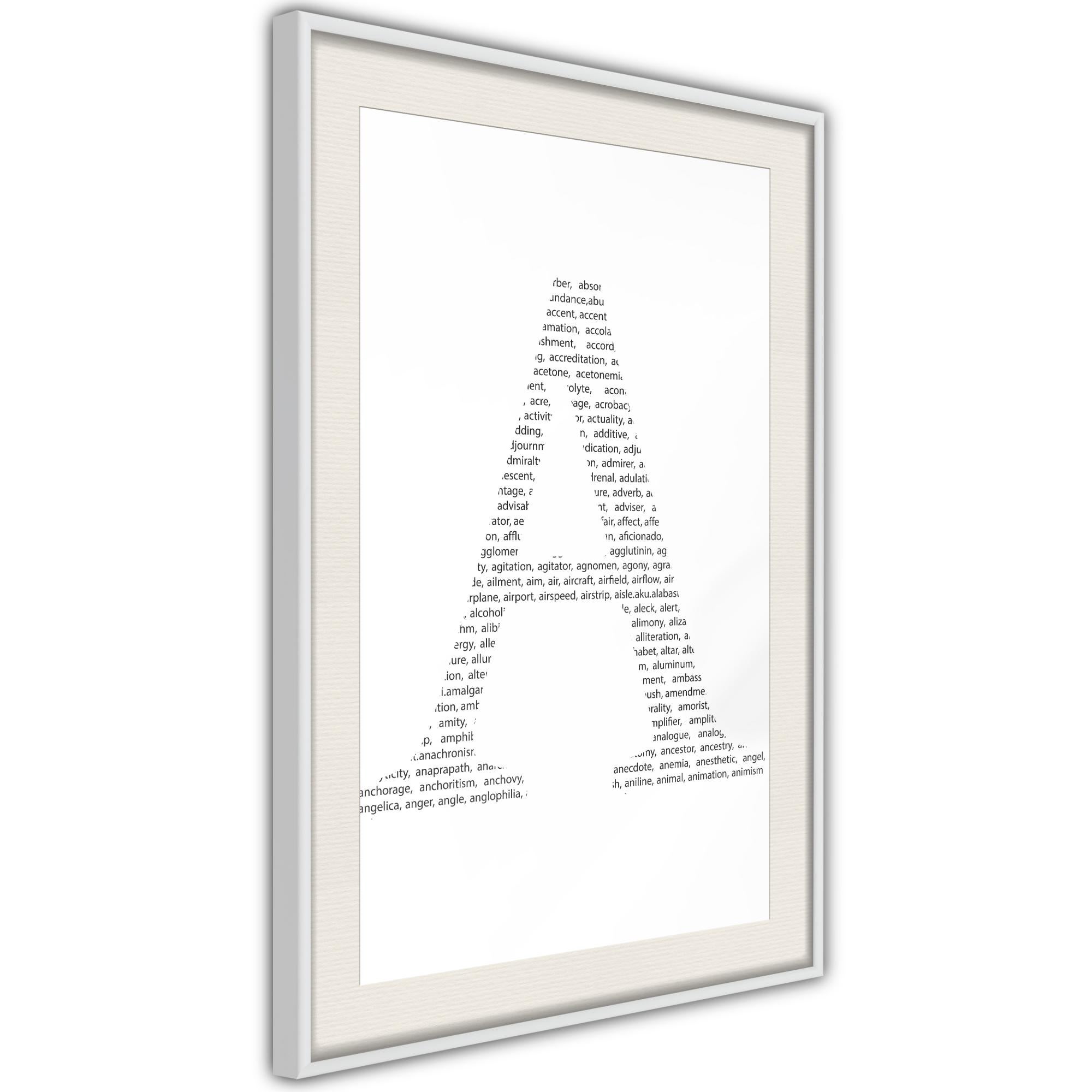 Poster et affiche - Capital A - 30x45 | Leroy Merlin