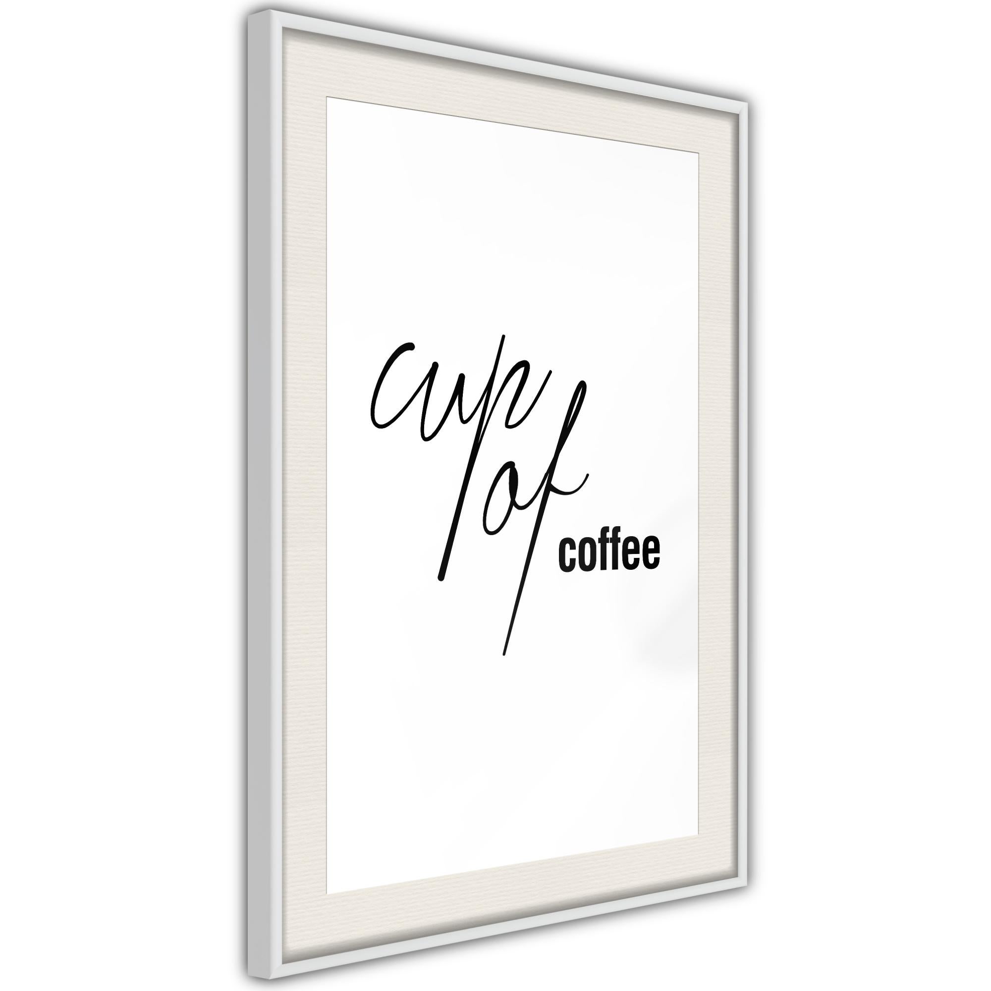 Poster et affiche - Caffeine Needed - 30x45 | Leroy Merlin