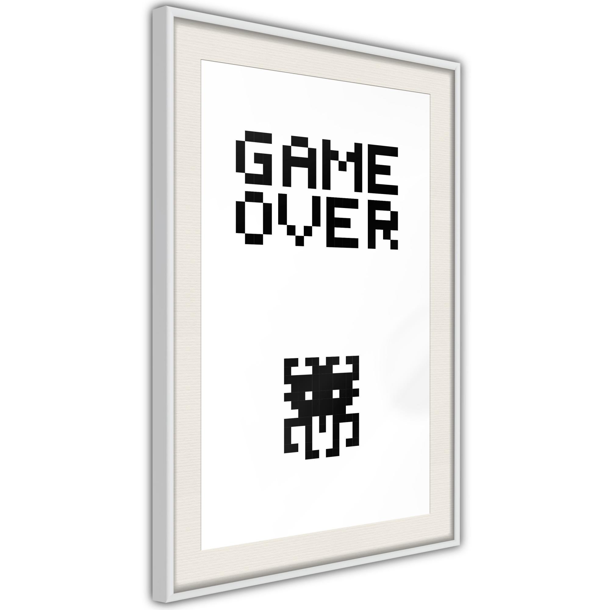 Poster et affiche - Game Over - 40x60 | Leroy Merlin