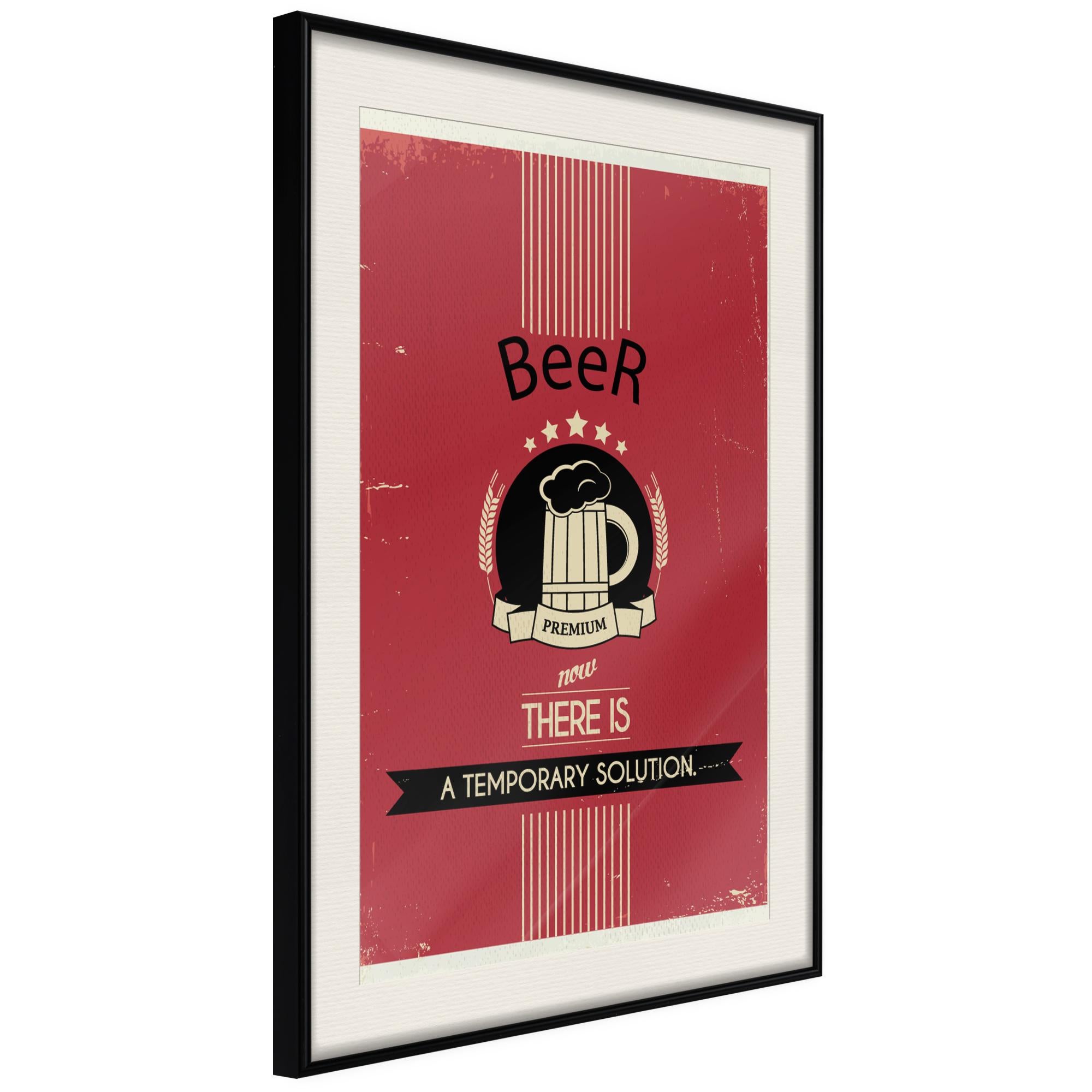 Poster et affiche - Temporary Solution - 20x30 | Leroy Merlin