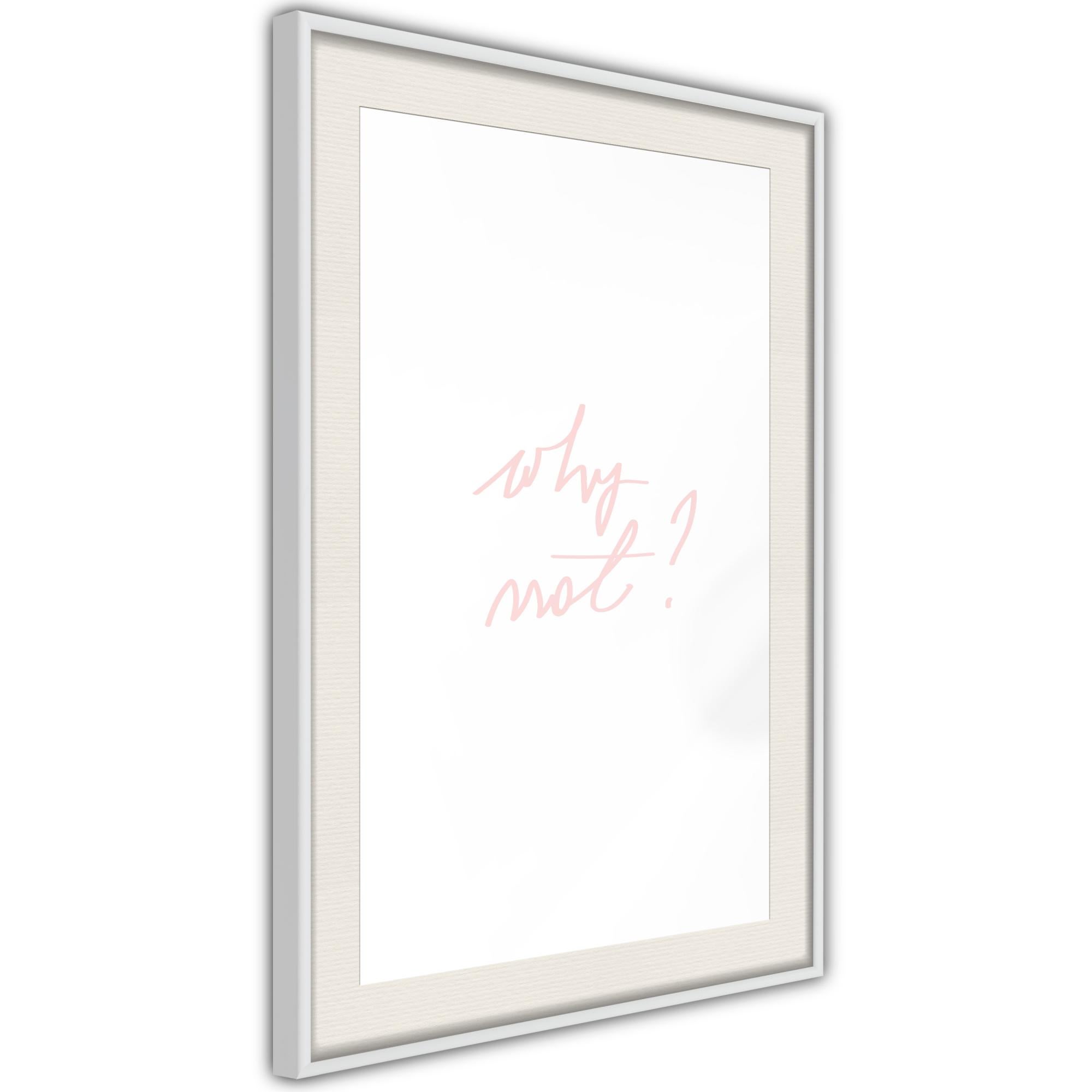 Poster et affiche - Why Not? - 40x60 | Leroy Merlin