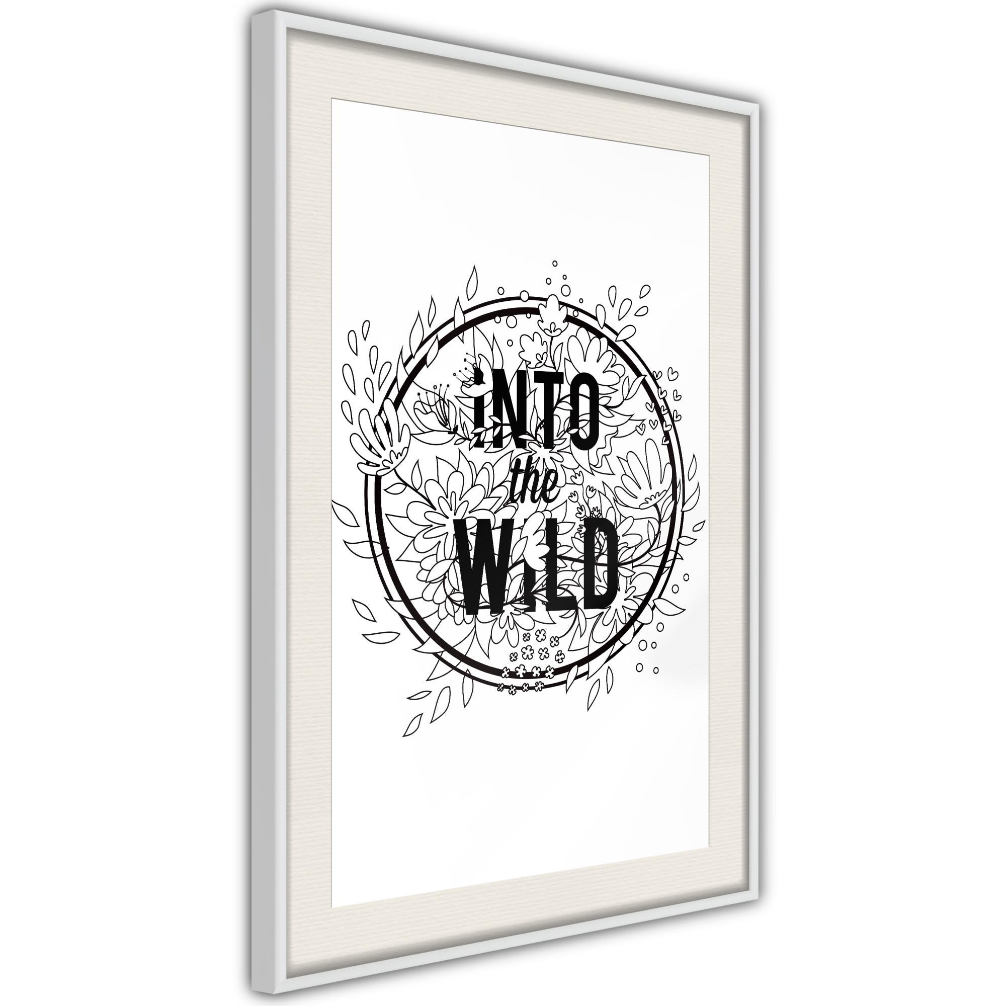 Poster et affiche - Connect with Nature - 20x30 | Leroy Merlin