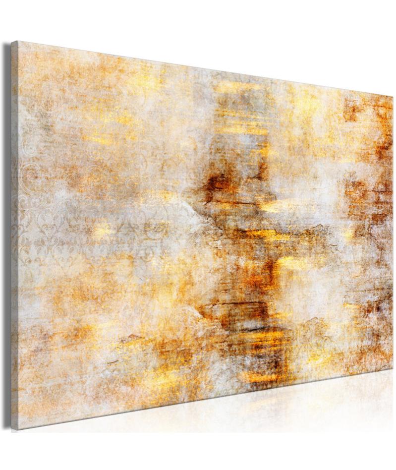 Tableau - Golden Lightning (1 Part) Wide 90x60 | Leroy Merlin