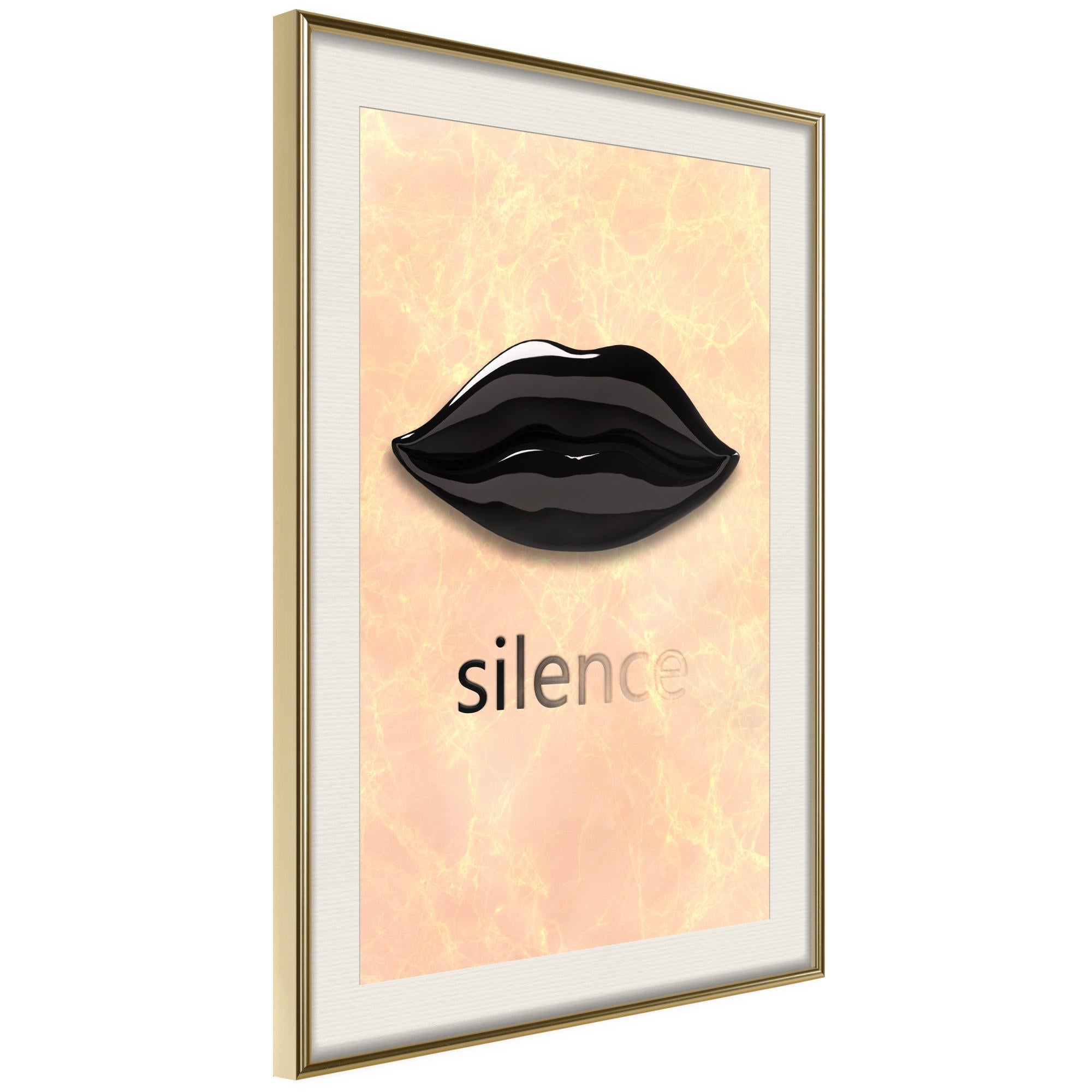 Poster et affiche - Silent Lips - 30x45 | Leroy Merlin