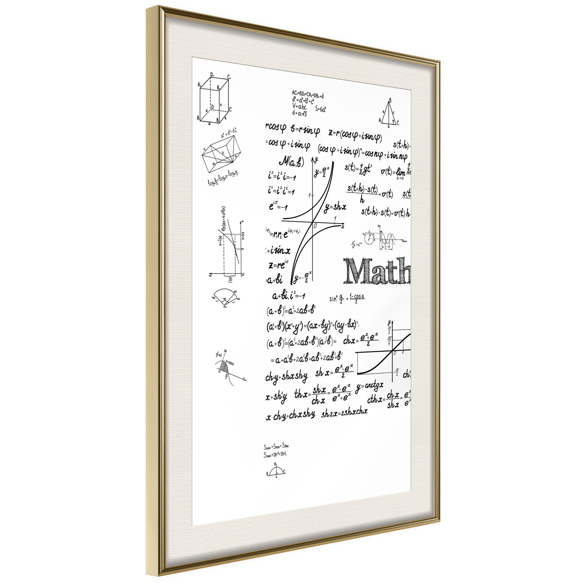 Poster et affiche - Math Formulas - 40x60 | Leroy Merlin