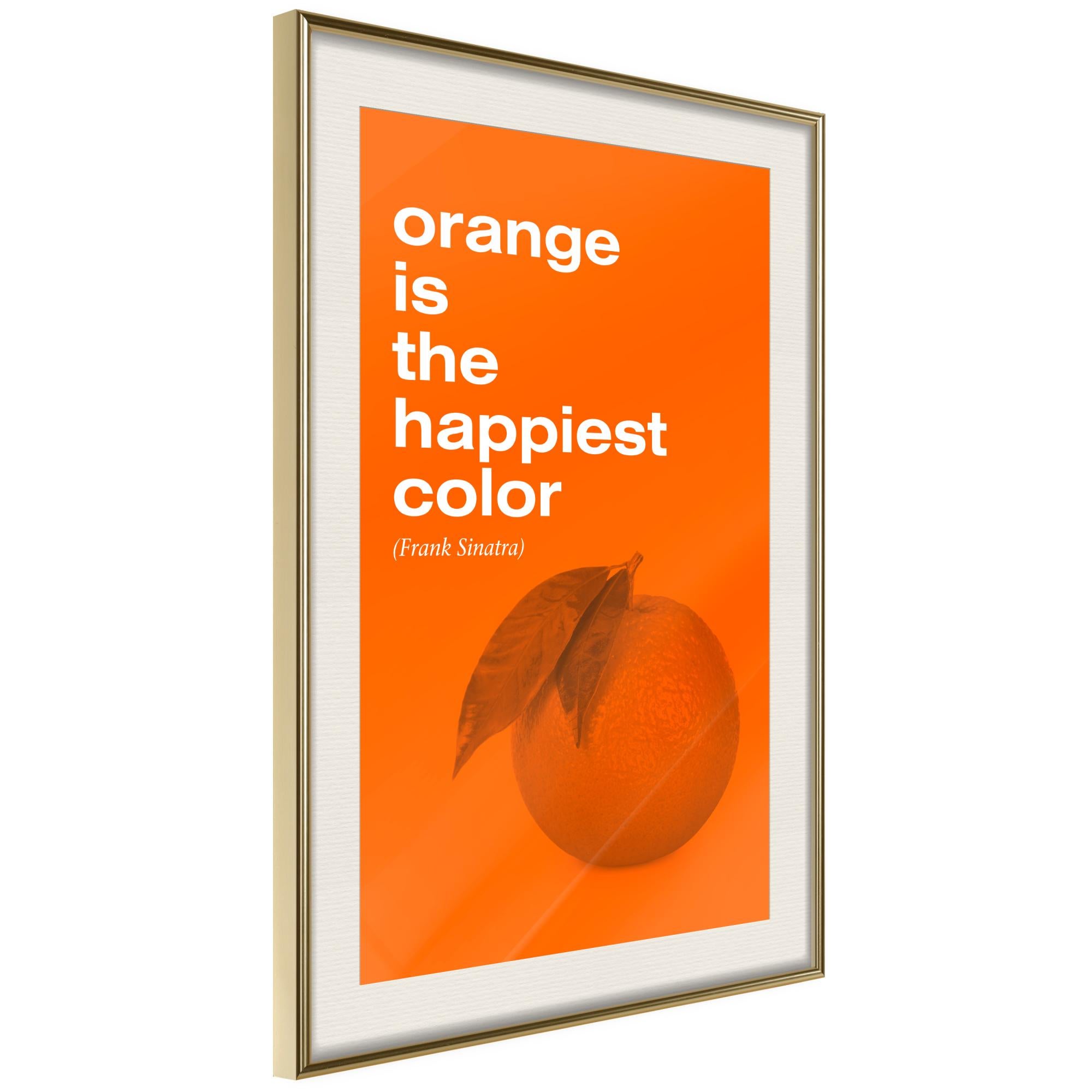 Poster et affiche - Orange Colour - 40x60 | Leroy Merlin