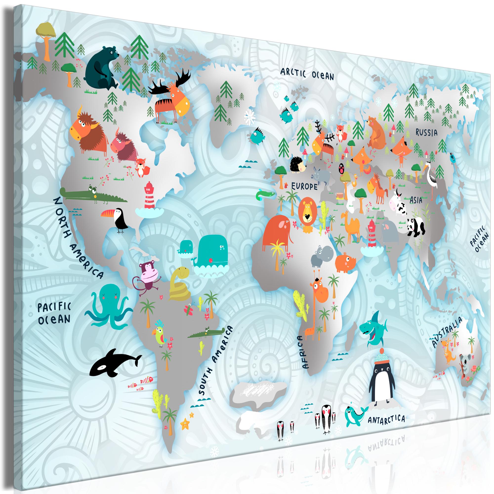 Tableau - Carte de conte de fées (1 partie) Wide 120x80 | Leroy Merlin