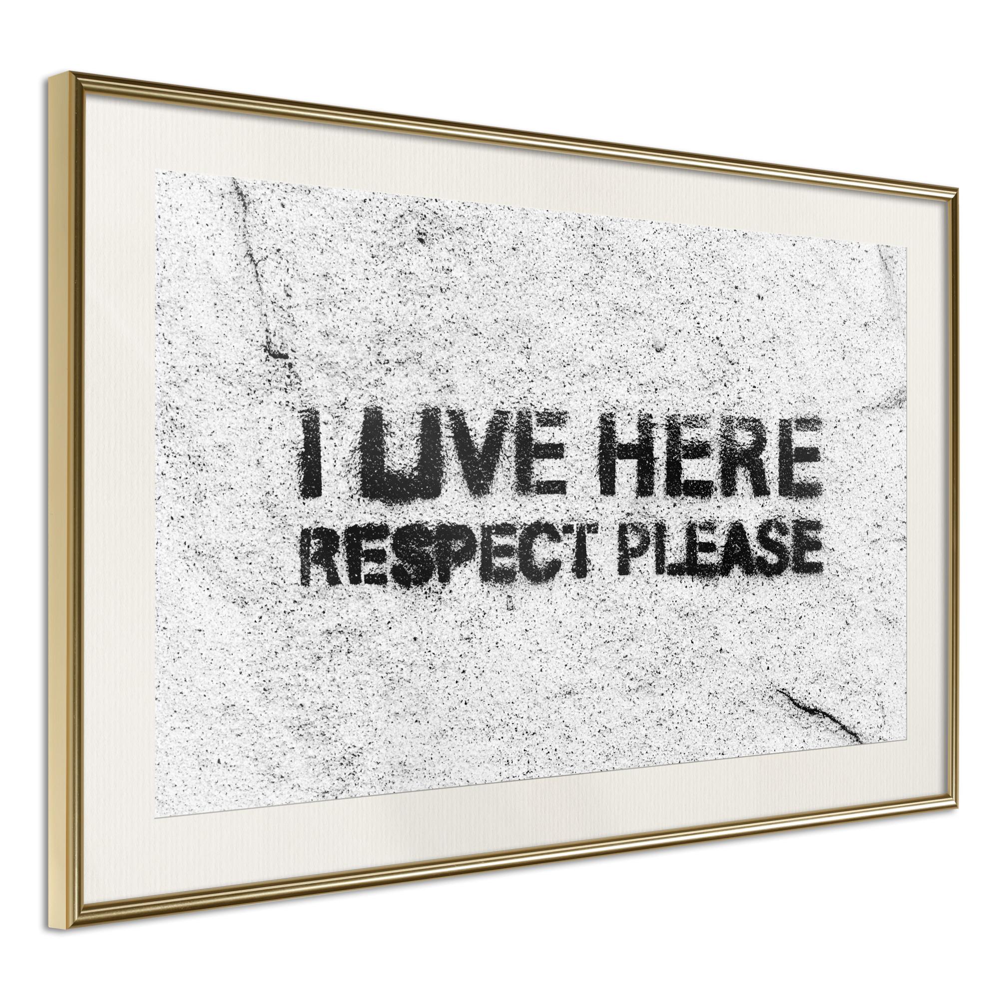 Poster et affiche - Respect - 30x20 | Leroy Merlin