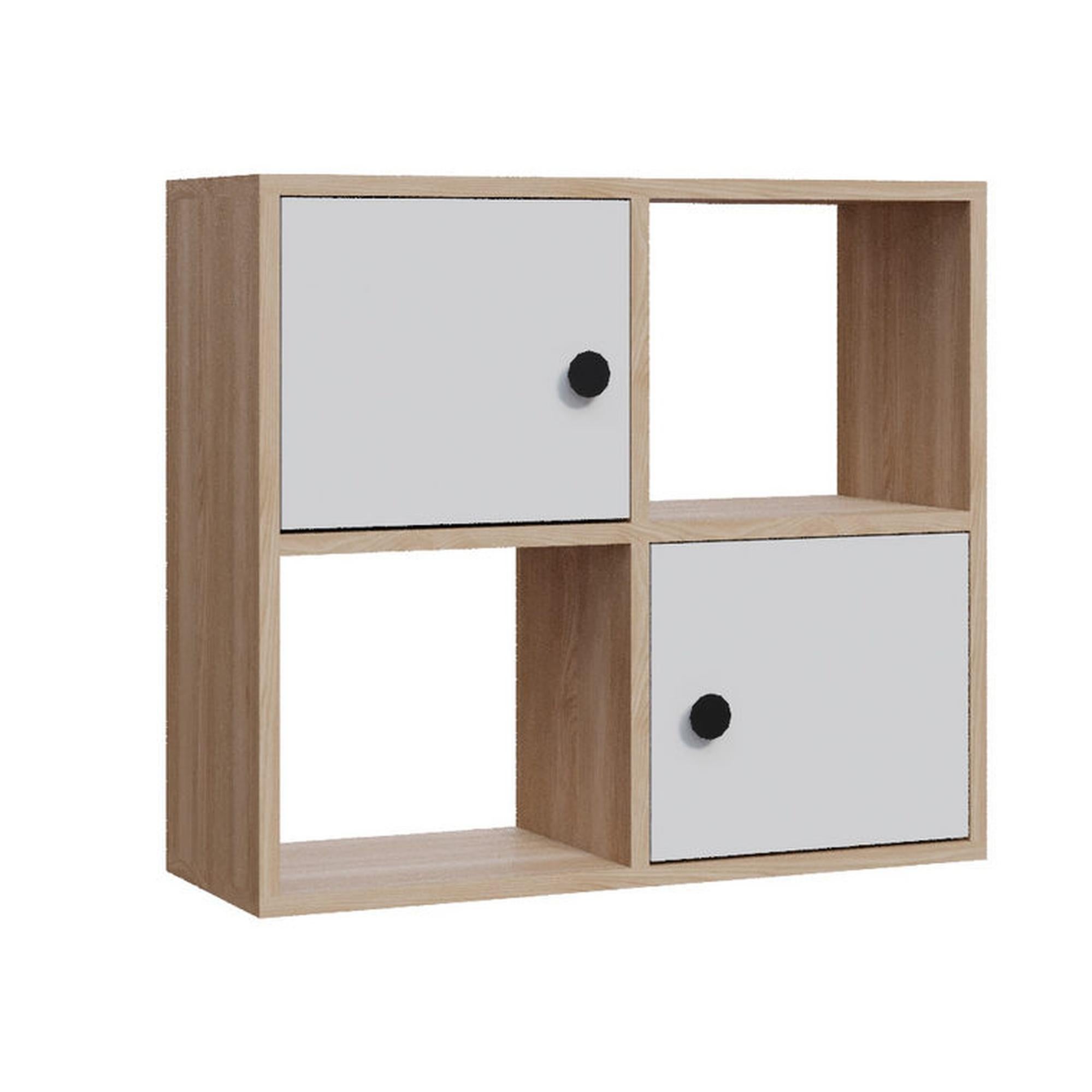 Libreria, 100% truciolare impiallacciato in melaminico, colore quercia ...