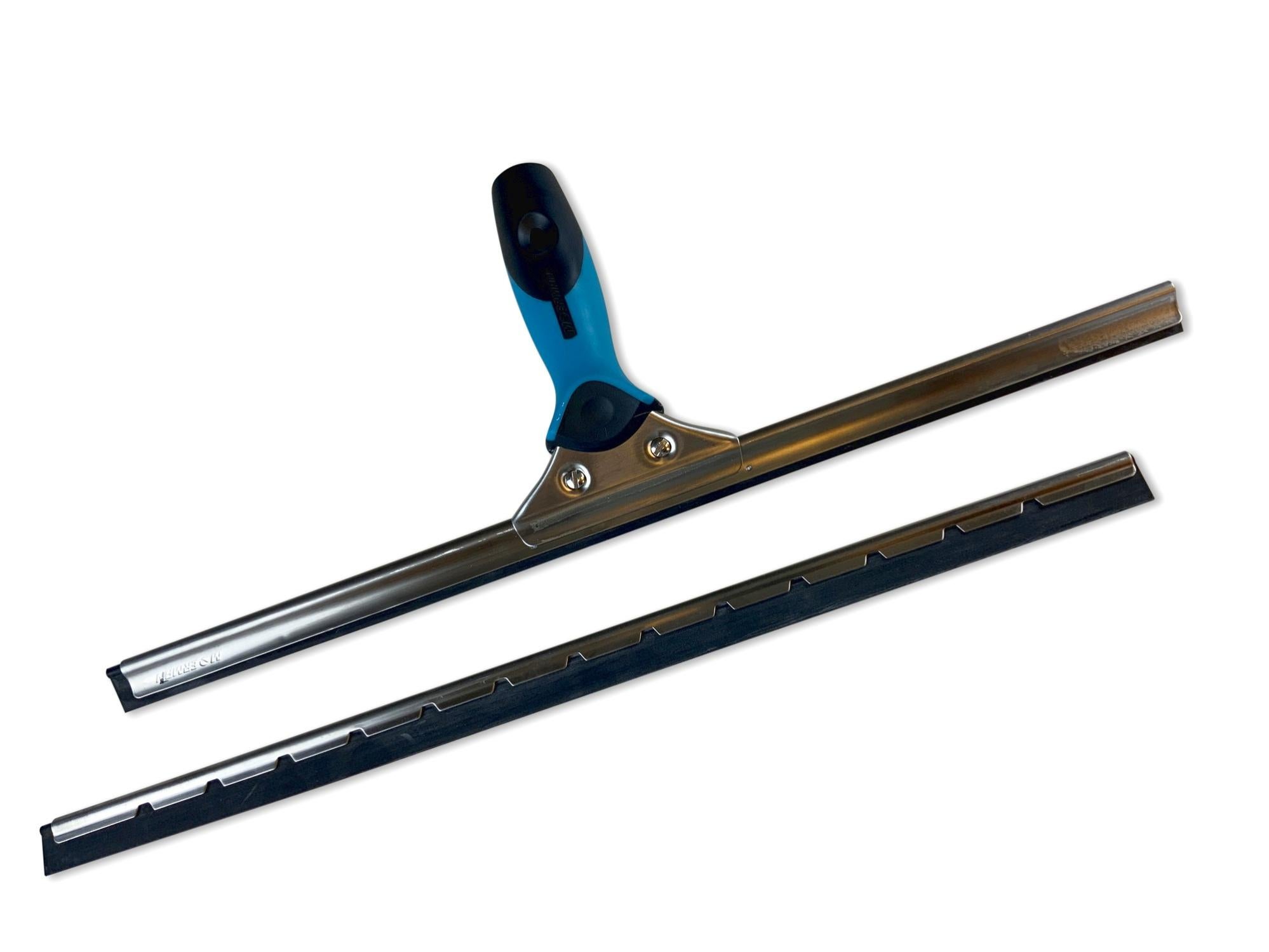 Raclette lave-vitre en inox longueur 45 cm Moerman | Poignée bi-matière ...