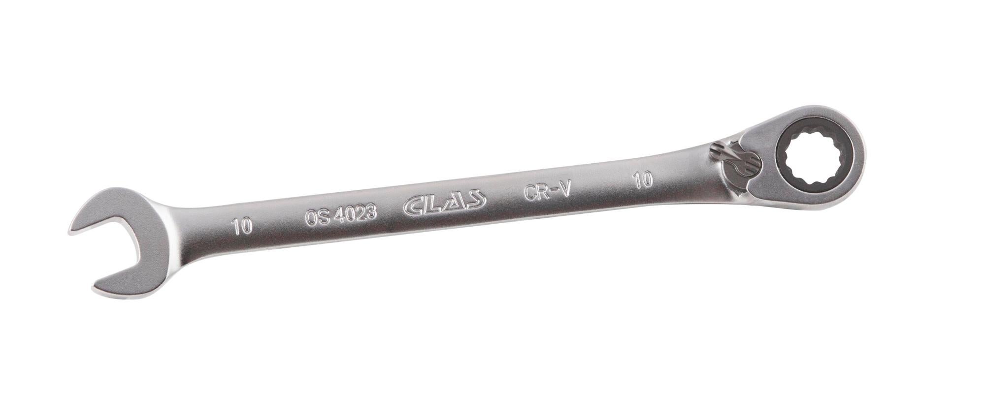 CLAS - Clé mixte a cliquet reversible 15° 10mm - OS 4023 | Leroy Merlin