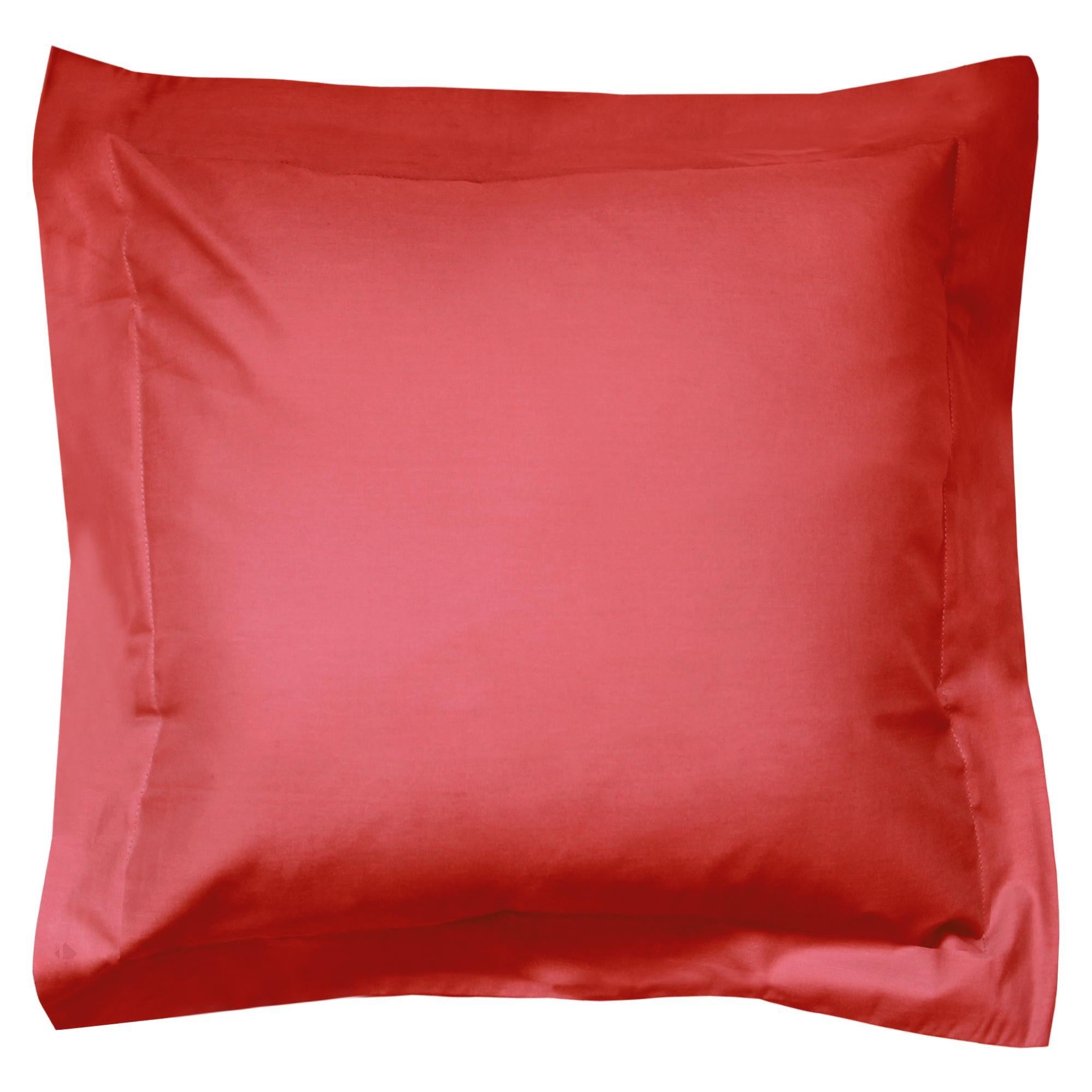 Taie d'oreiller uni 65x65 cm coton ALTO orange Baie de Goji | Leroy Merlin