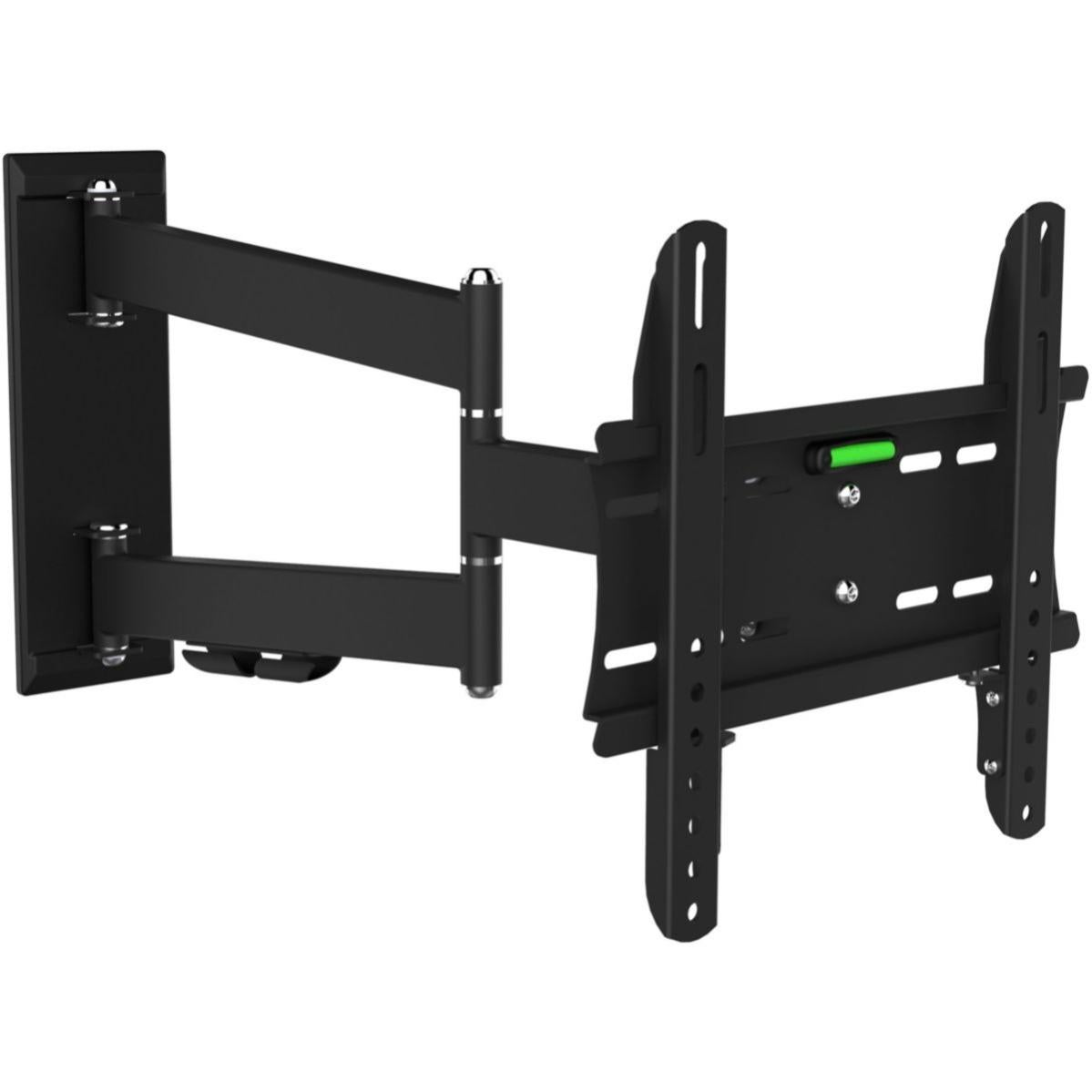Support mural TV ESSENTIELB Mouv'TV 19-28'' Noir | Leroy Merlin