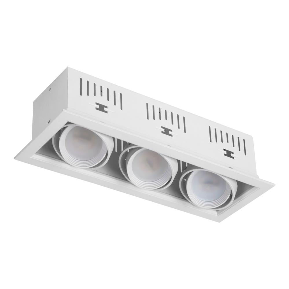 FAB 092483001 | Kardan Augusto Encastré 3xgu10 Blanc 11x30 Ampoules Non ...