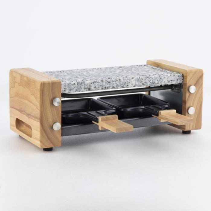 Raclette and Stone Cook 2 People - Hkoenig - Design in legno | Leroy Merlin