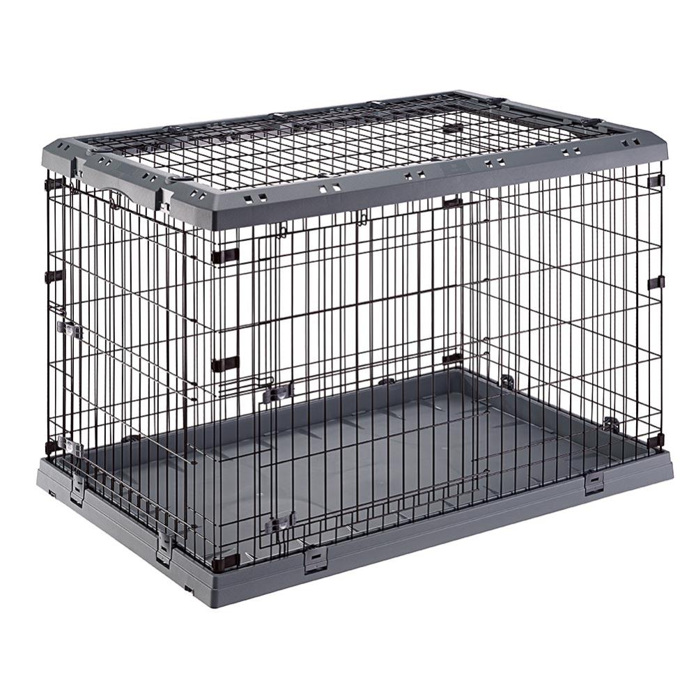 Ferplast Dog Crate Dog Cage Folding Cage for Giant Dogs, Chew Resistant ...