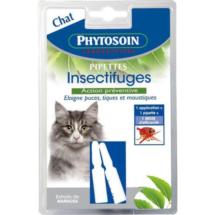 PHYTOSOIN Pipettes insectifuges - Pour chat - Lot de 2 | Leroy Merlin