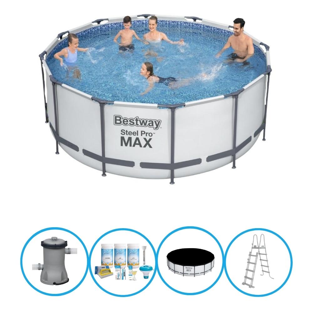Bestway Piscine Steel Pro MAX - Forfait Piscine - 366x122 cm | Leroy Merlin Bestway Piscine Steel Pro MAX - Forfait Piscine - 366x122 cm | Leroy Merlin