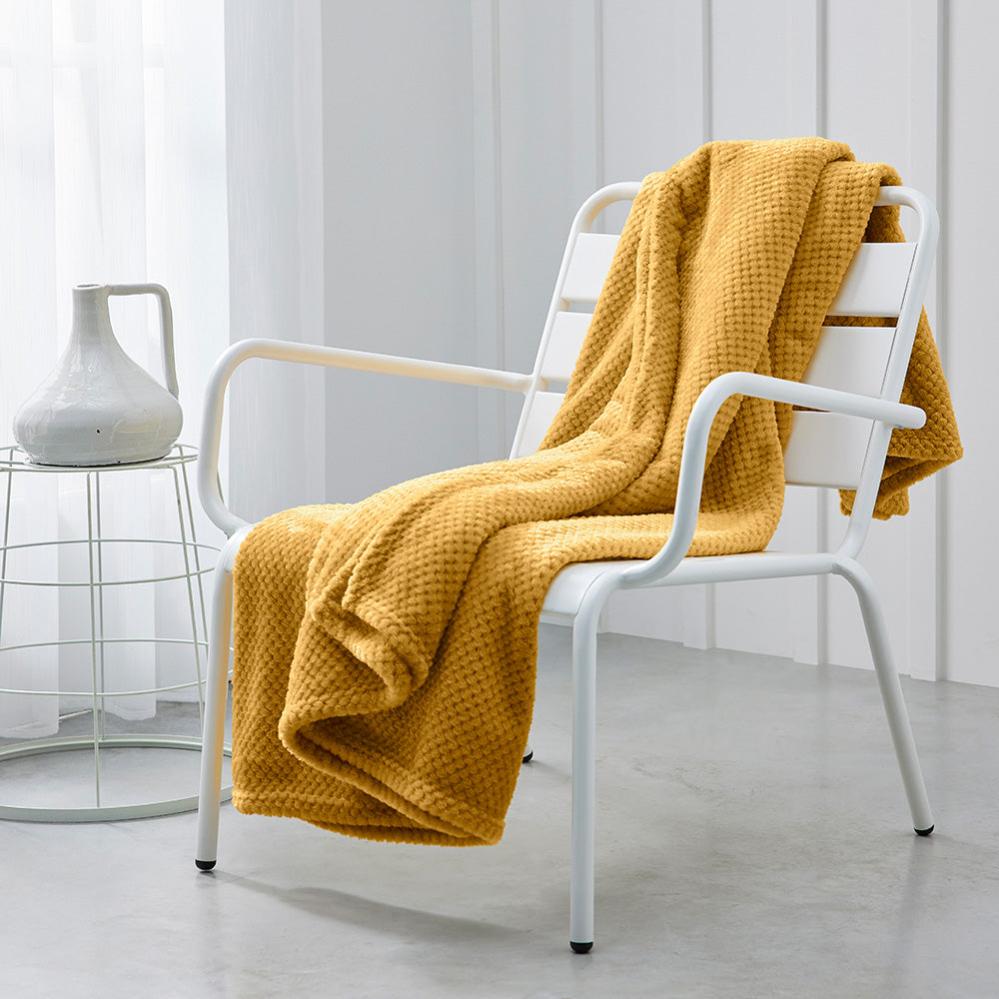 Plaid tacto seda M/Luxury Puntos 150x200cm | Leroy Merlin