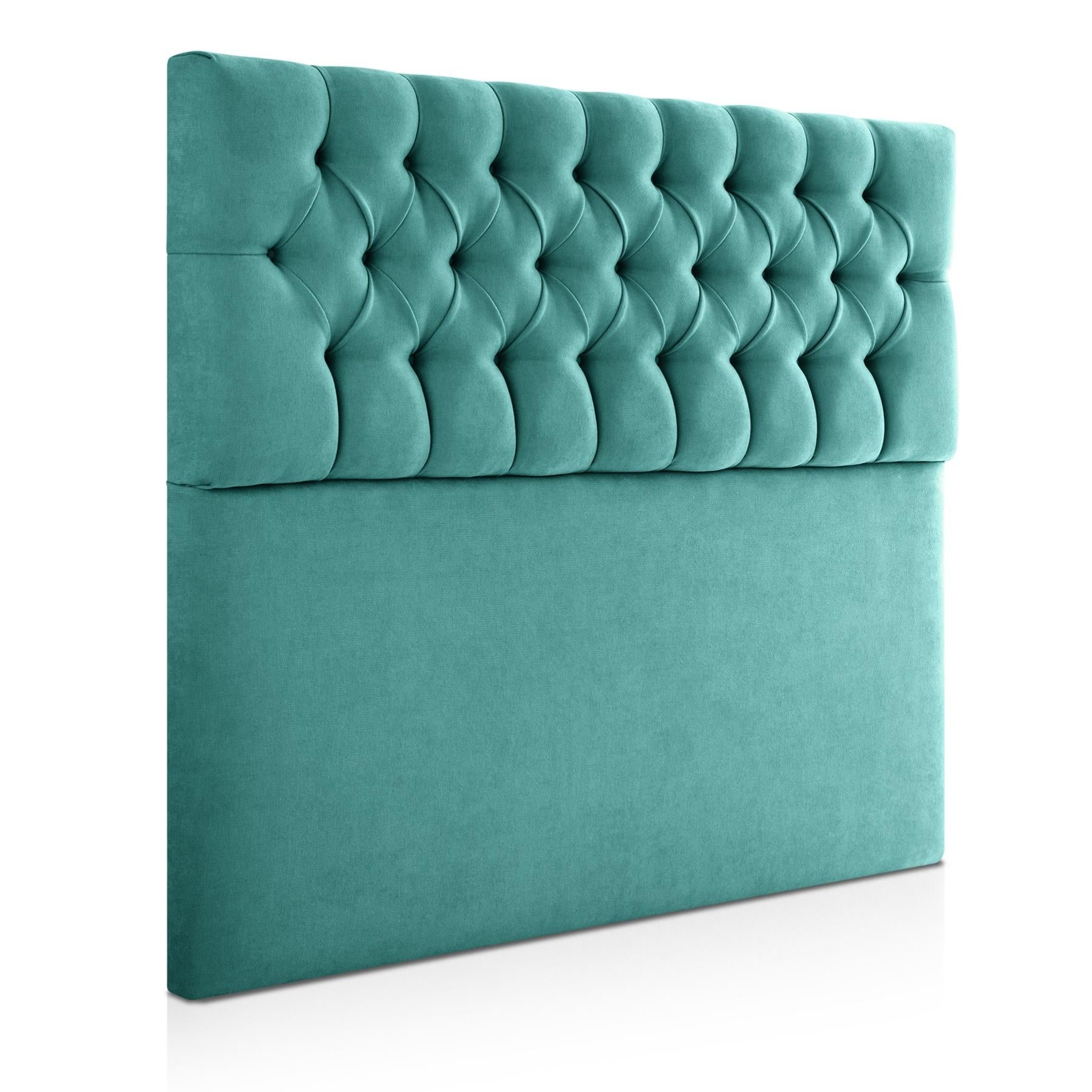 CABECERO COPENHAGUE TELA Cabecero de cama tapizado con capitoné para ...