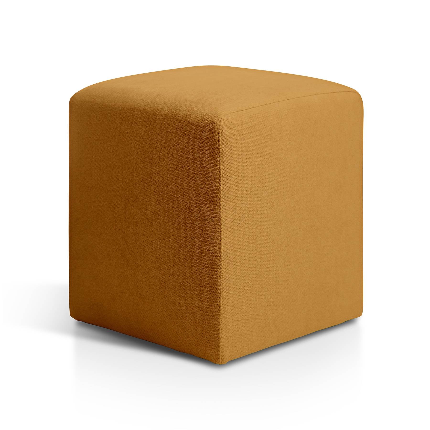 REPOSAPIÉS OTTO Puff reposapiés tapizado en Tela Mostaza SUEÑOS ZZZ ...